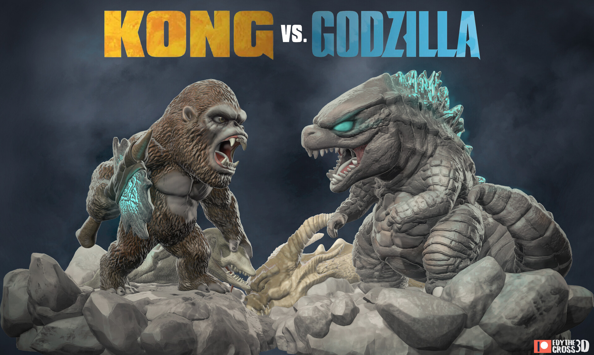 ArtStation - Kong vs. Godzilla