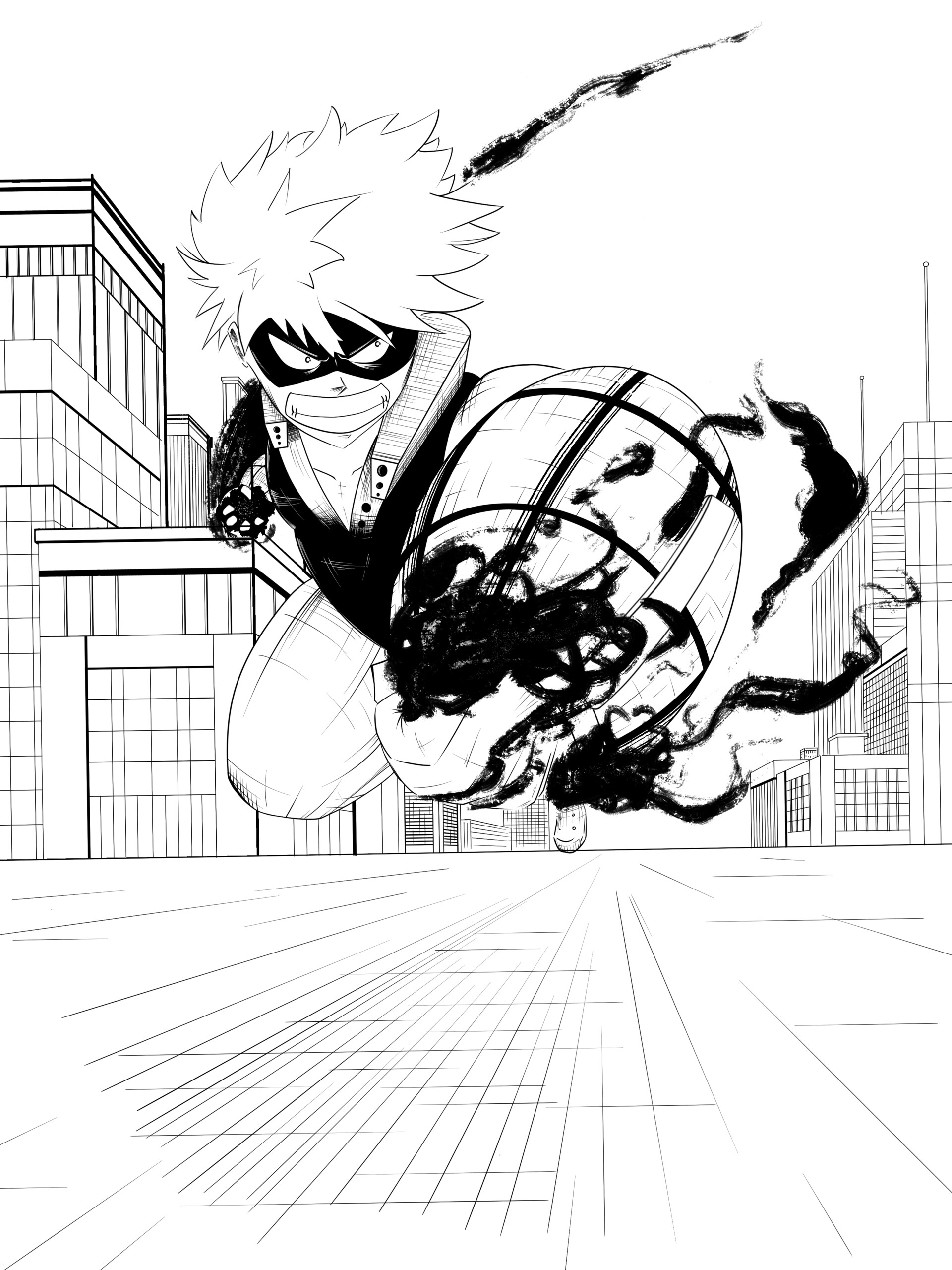 ArtStation - Great Explosion Murder God Dynamite... or Bakugo
