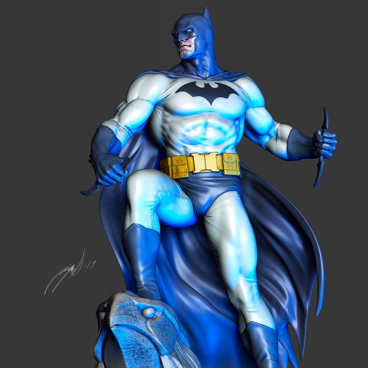 Erick Sosa - Batman Life Size Satue