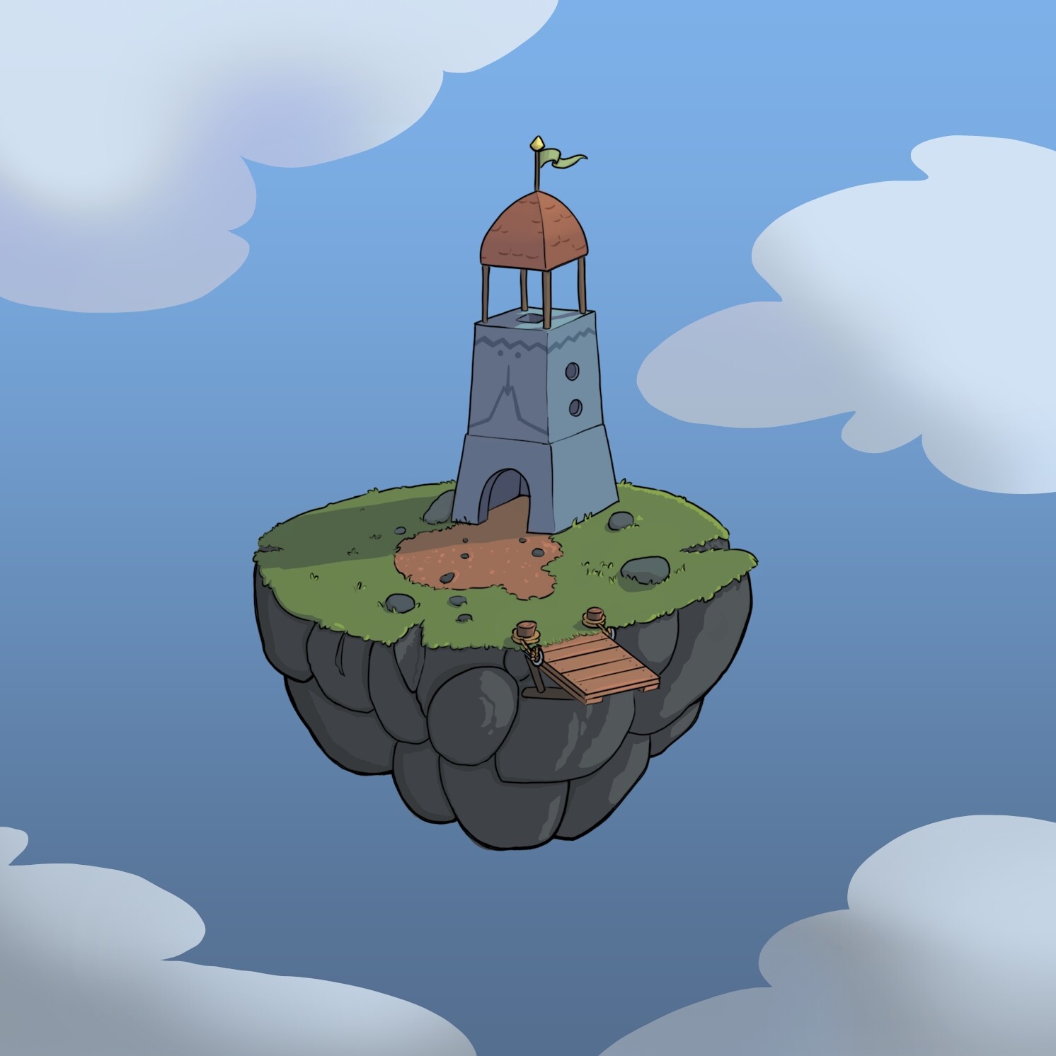 ArtStation - Floating Island 01