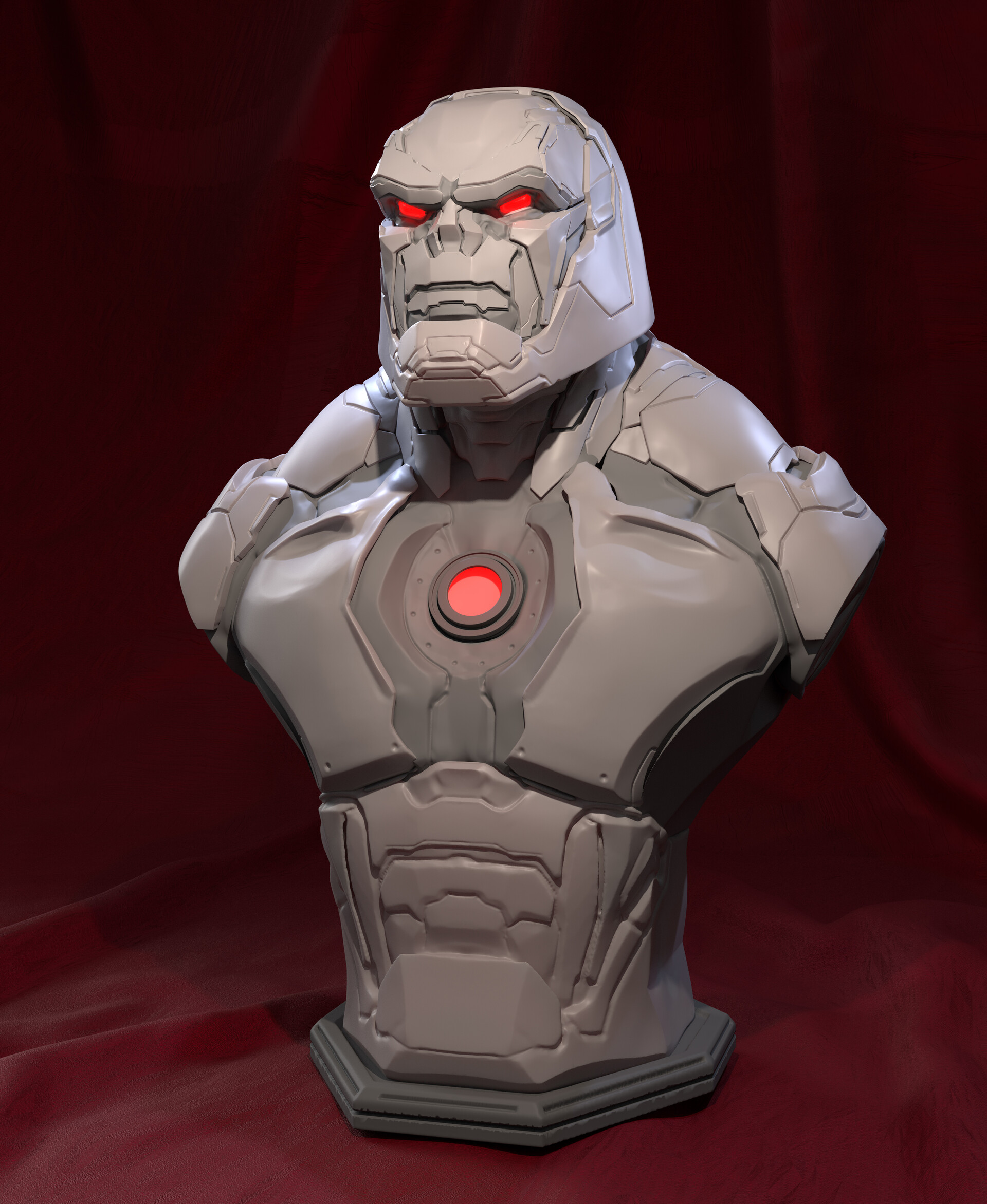 ArtStation - Darkseid Mecha Bust (Fan Art)