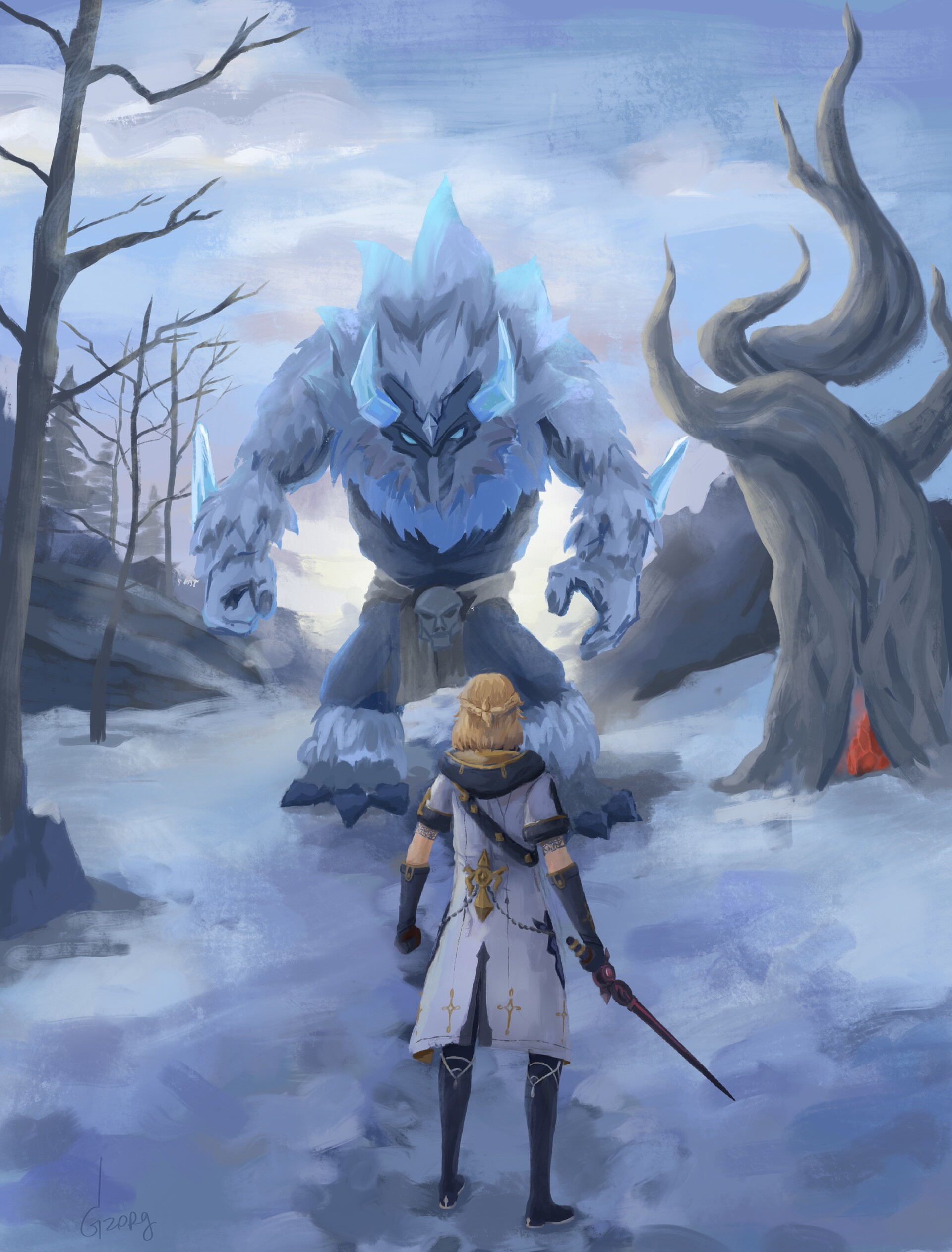 ArtStation - Snow trail