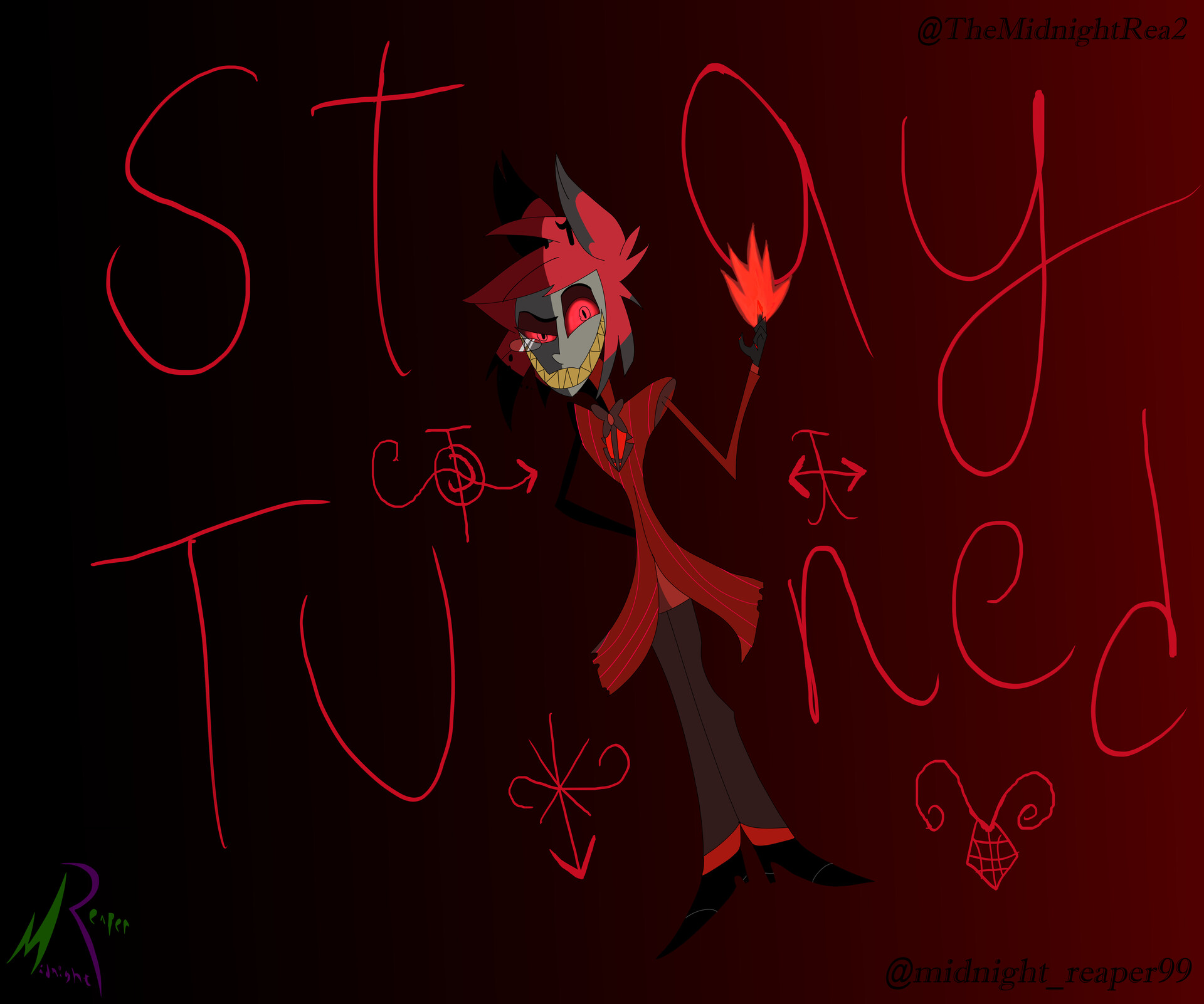 ArtStation - Stay Tuned: Alastor from Hazbin Hotel