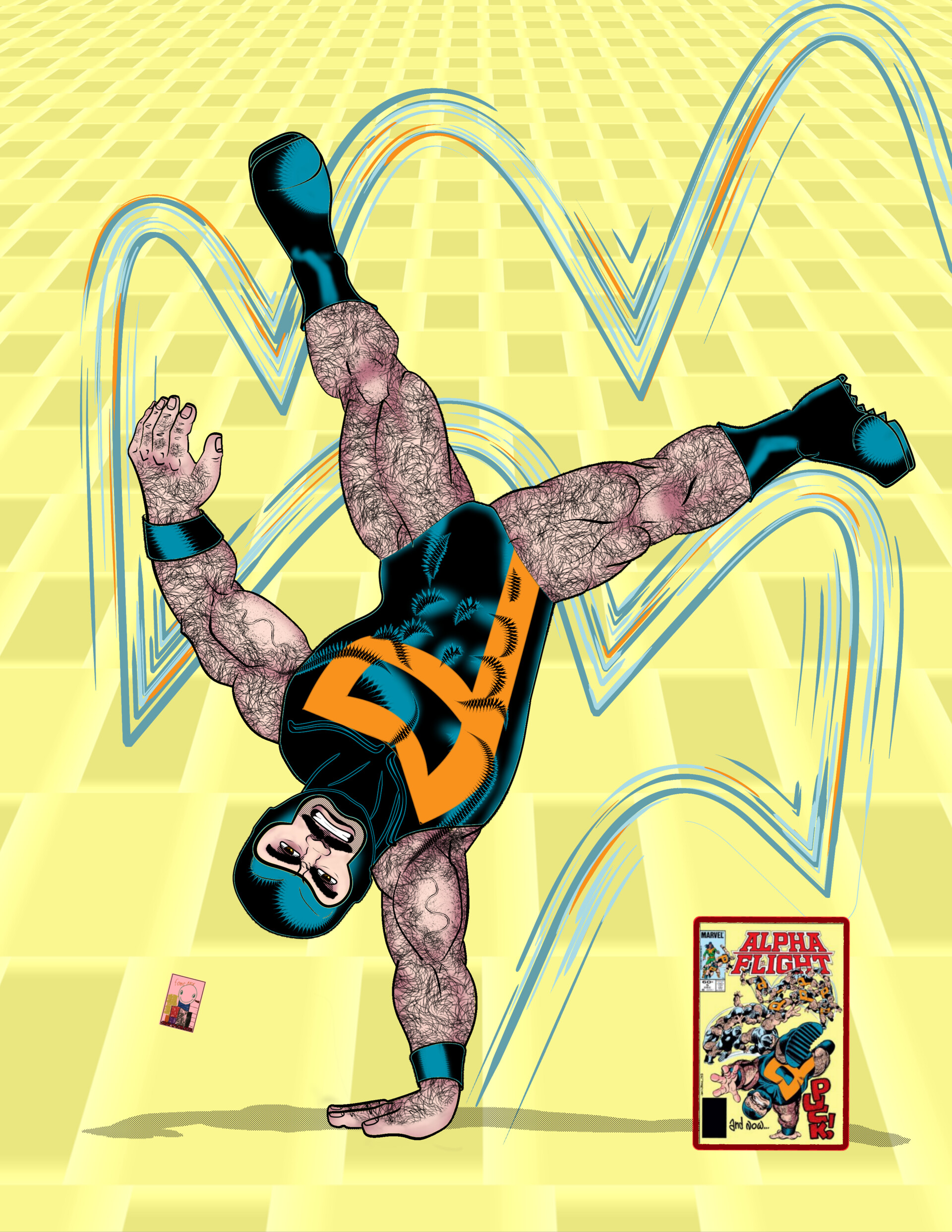 ArtStation - "Puck" from Mavel Comics's "Alpha Flight"