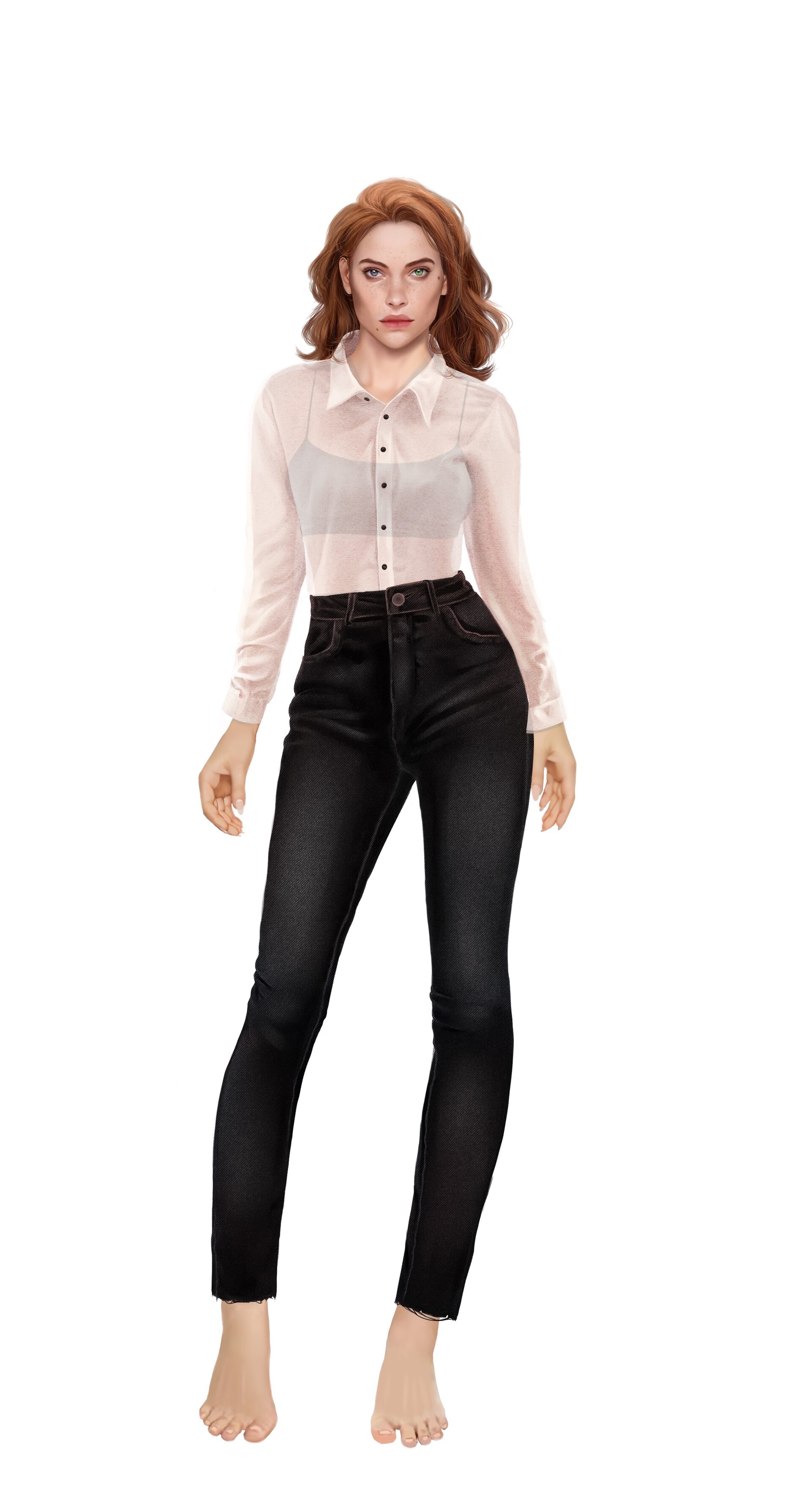 ArtStation - An interactive novel character