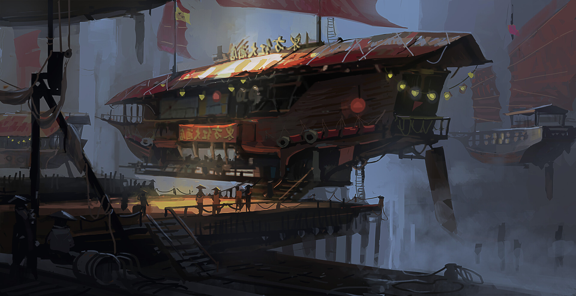 ArtStation - Food boat