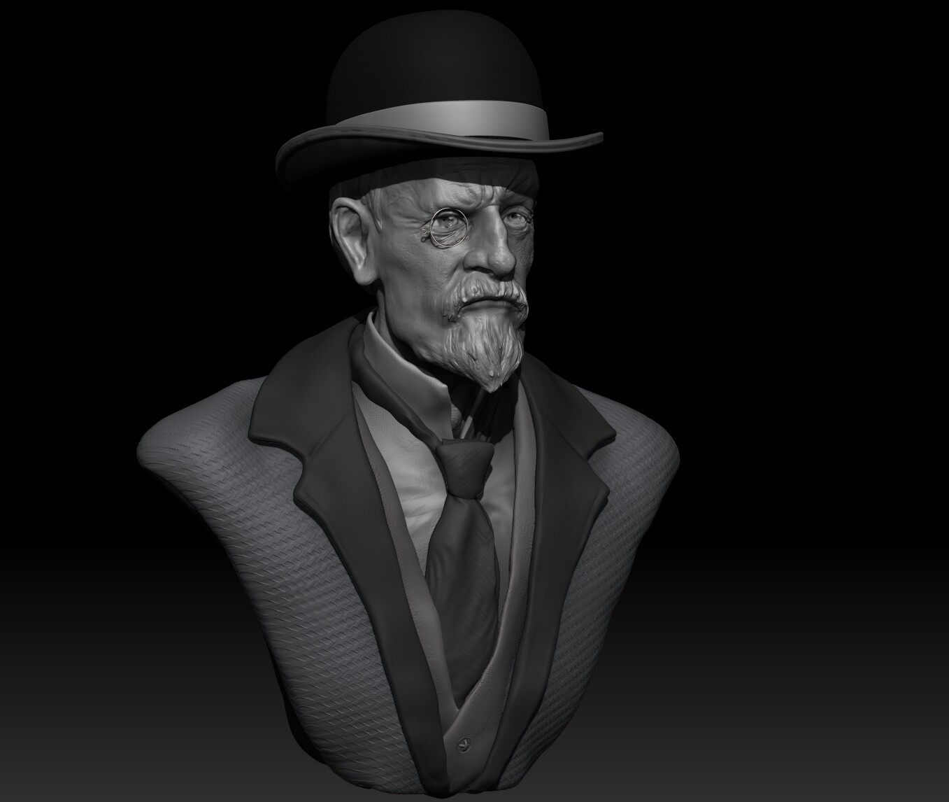 Ant Gregory - Zbrush Sketch - Concept for Cult Detective