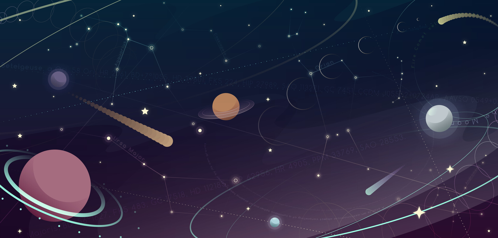 ArtStation - Vector Map of Stars