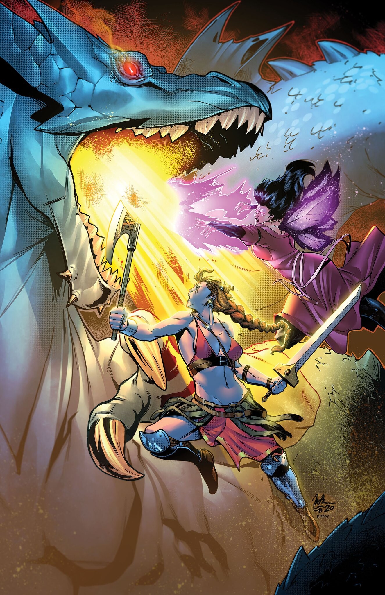 ArtStation - Le Fay X Seeing Red pinup