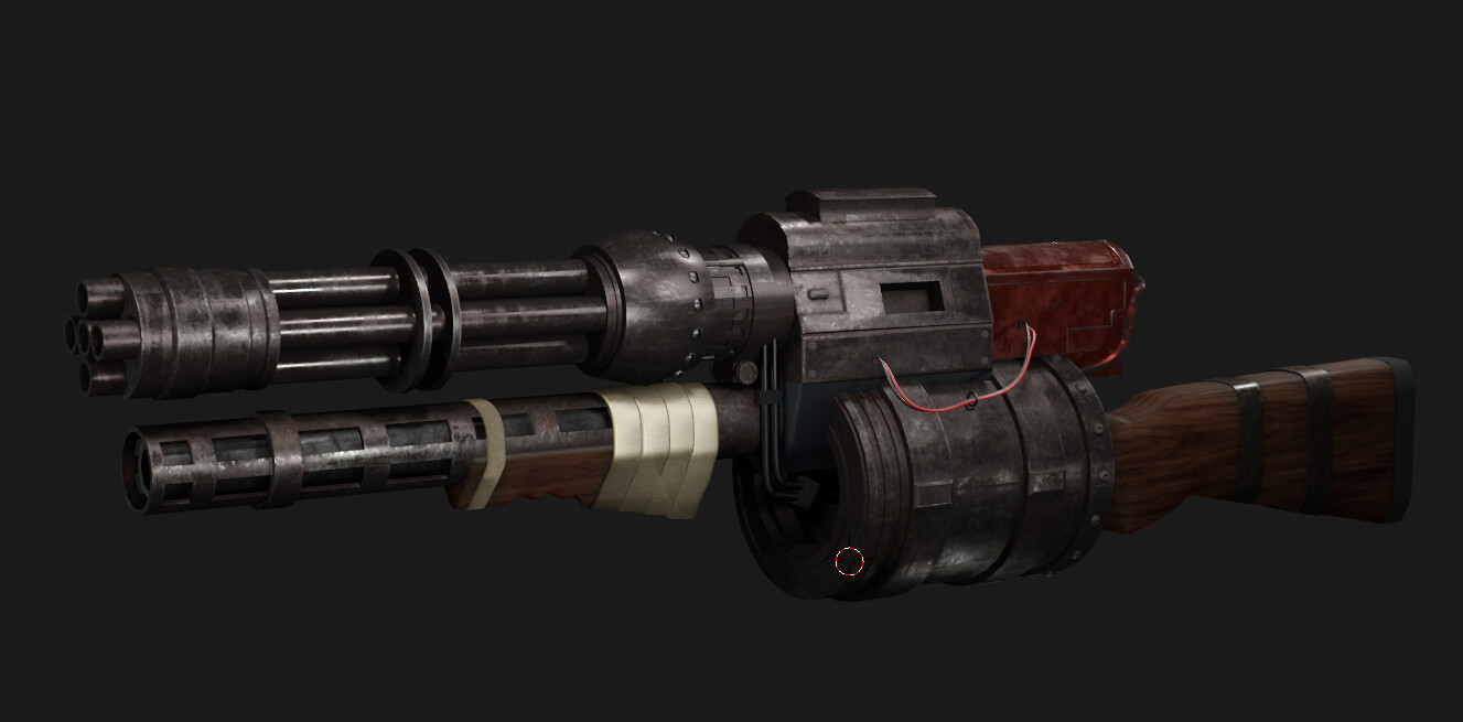 ArtStation - Apocalyptic Minigun
