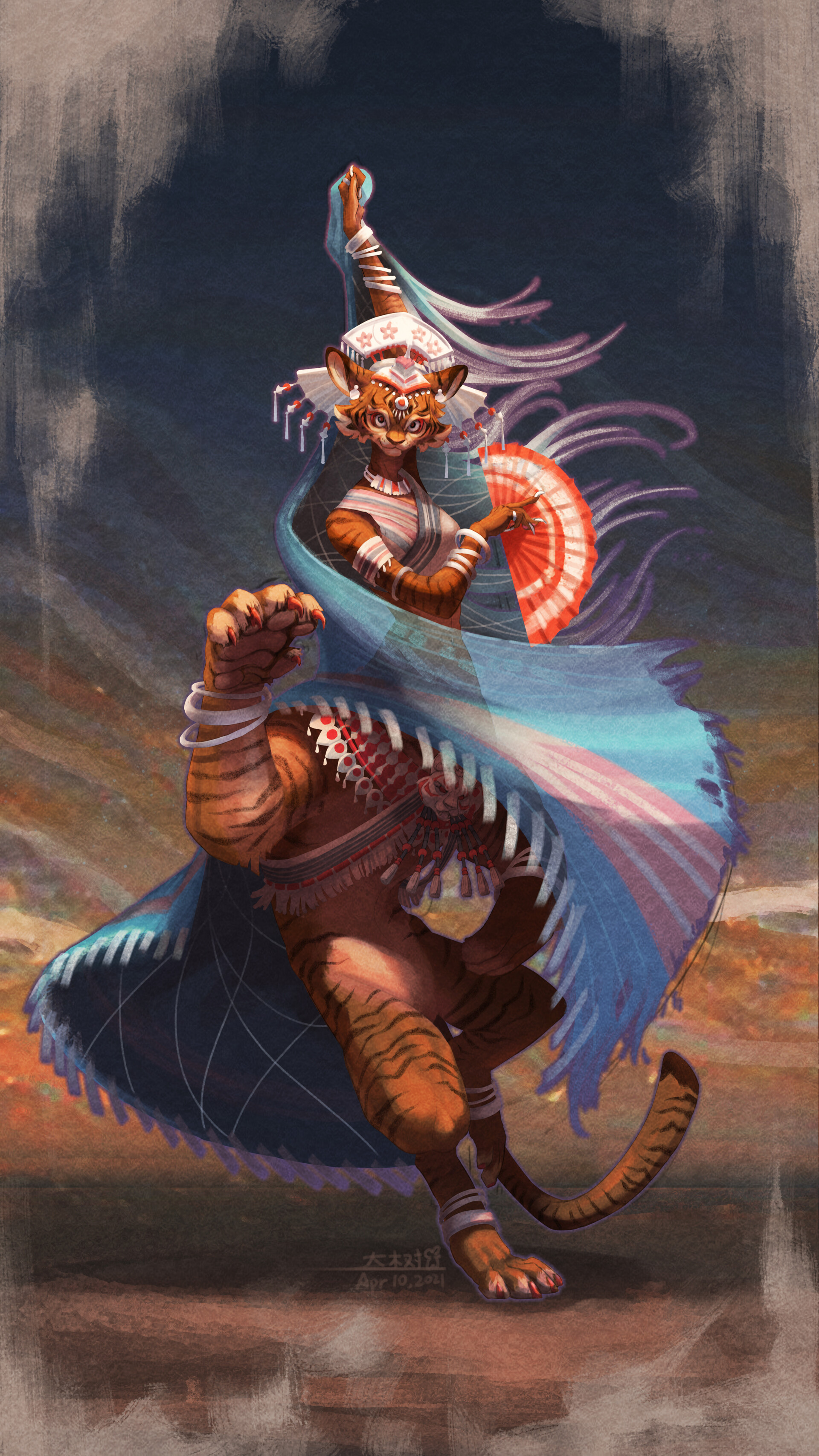 ArtStation - Tiger Dance