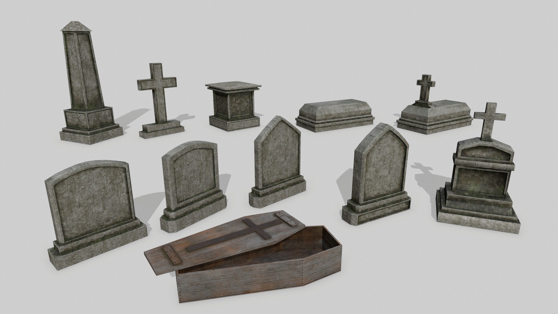 ArtStation - Tombstone Set