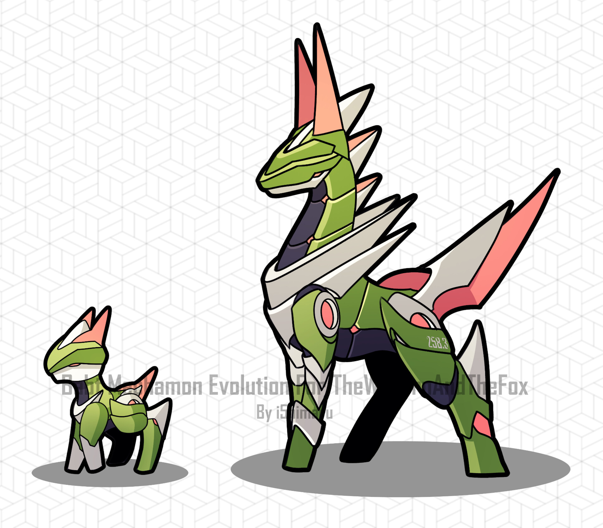 ArtStation - Baby mechmon Evo. XXVI For TheWyvernAndTheFox