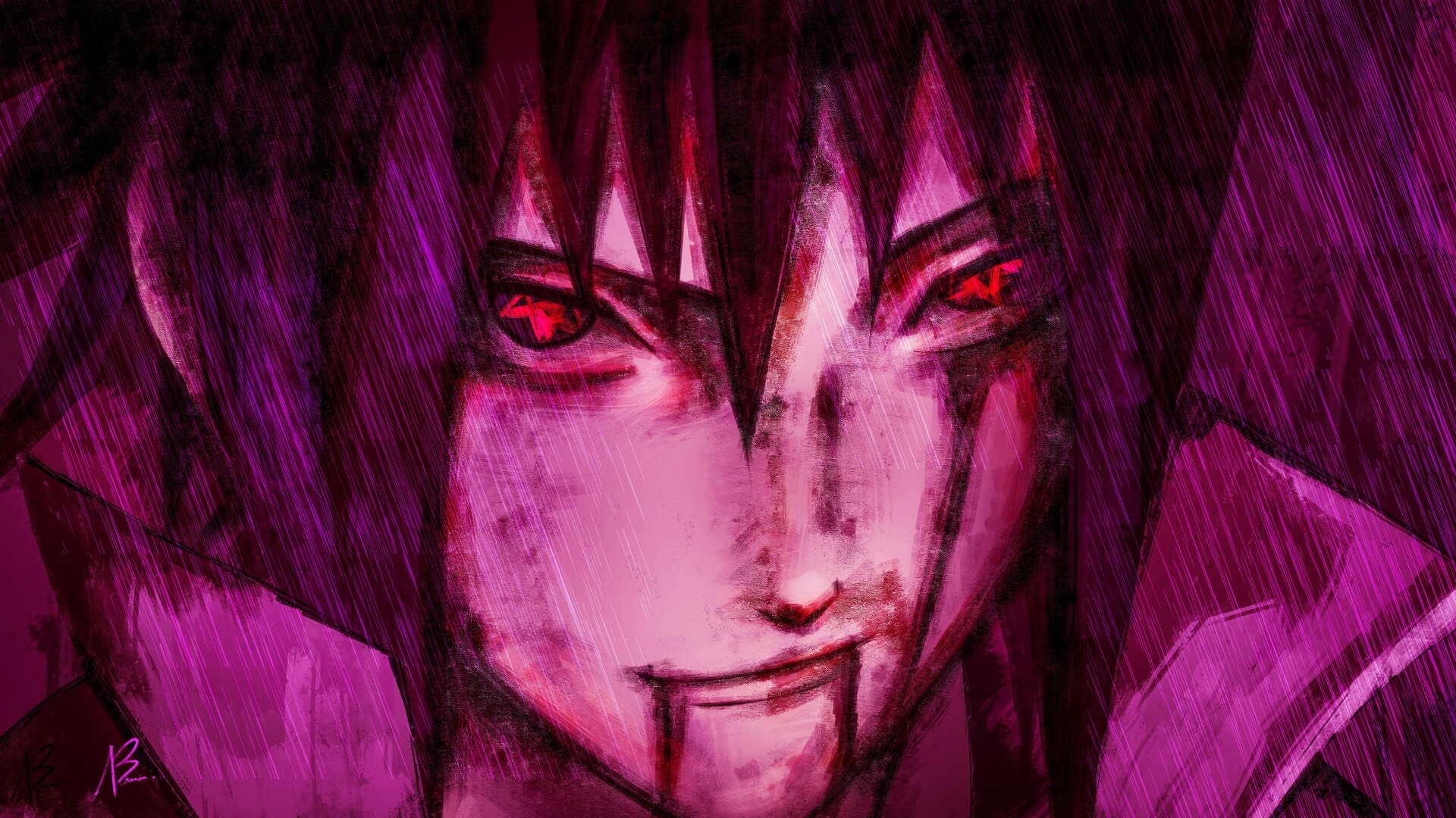ArtStation - Uchiha Sasuke Fan Art
