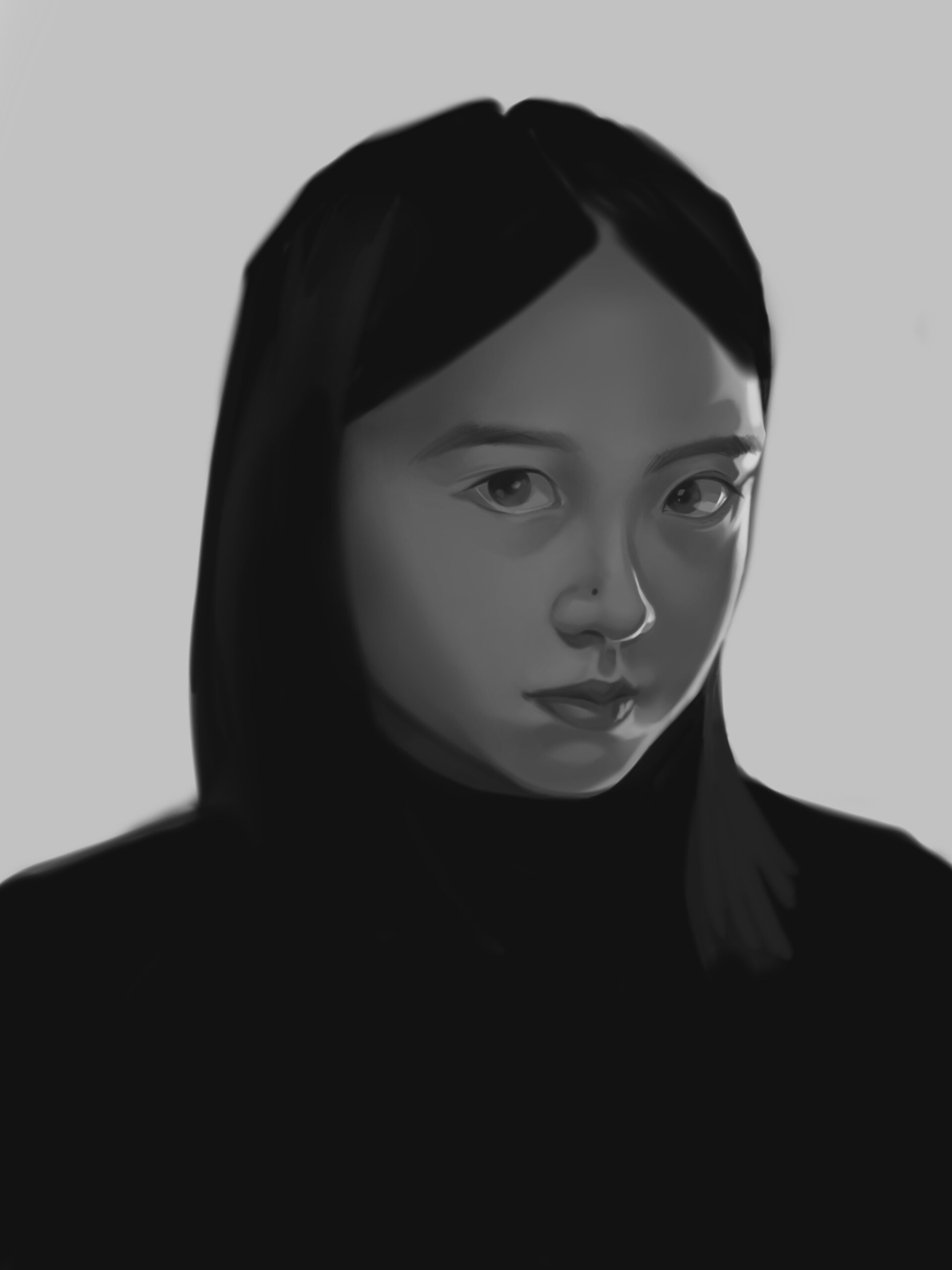 ArtStation - Value study of stilllife and portrait