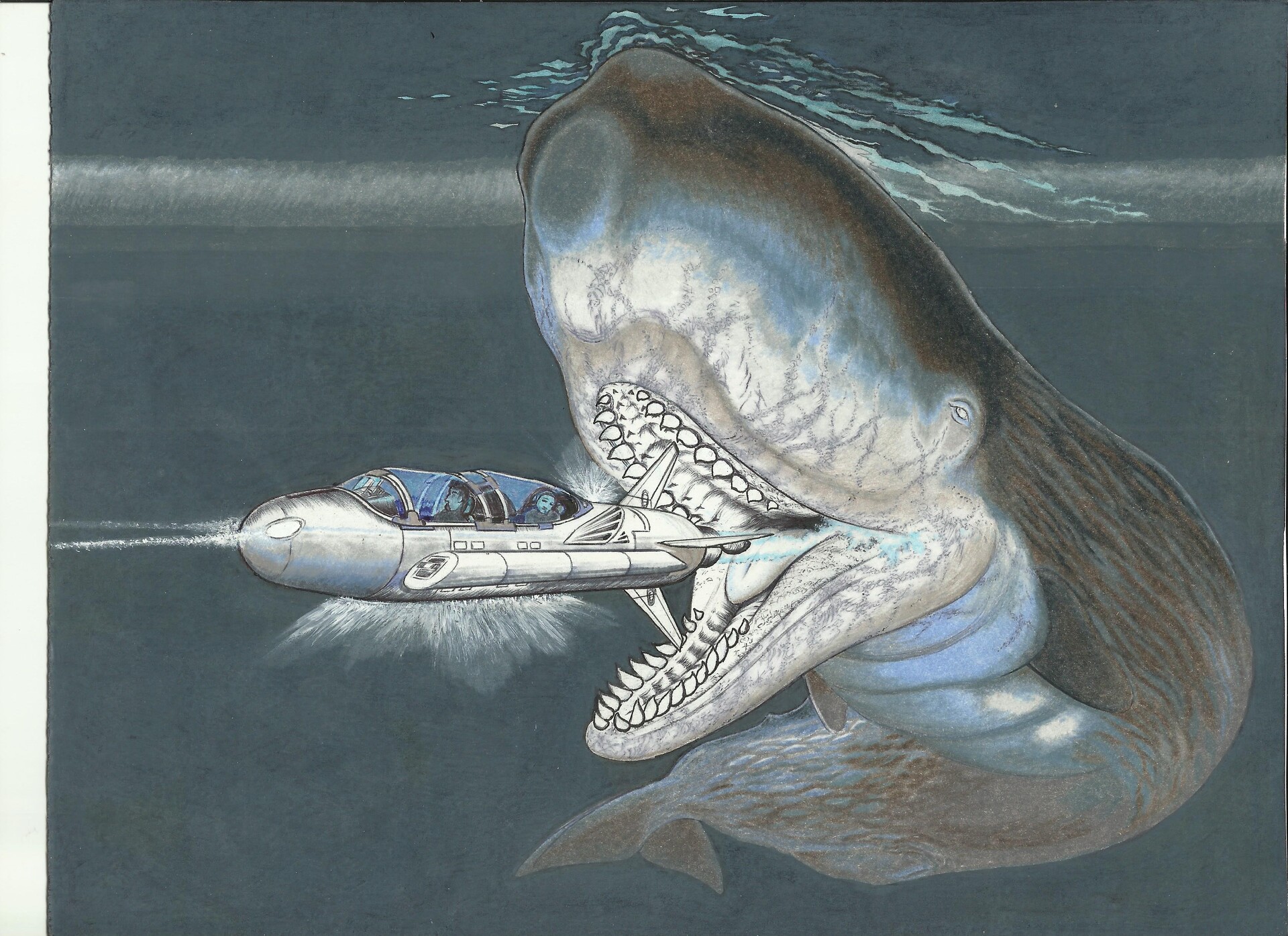 ArtStation - Levyatan Melvillei Terror Whale