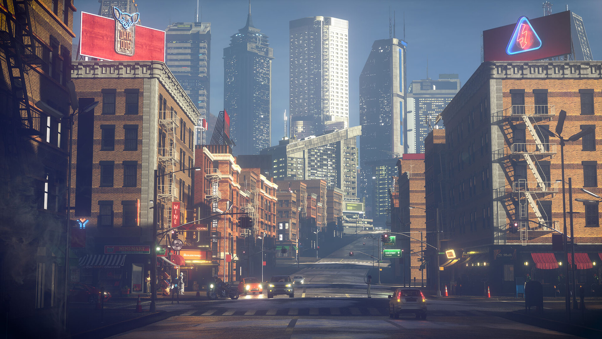 ArtStation - Urban Street Corner