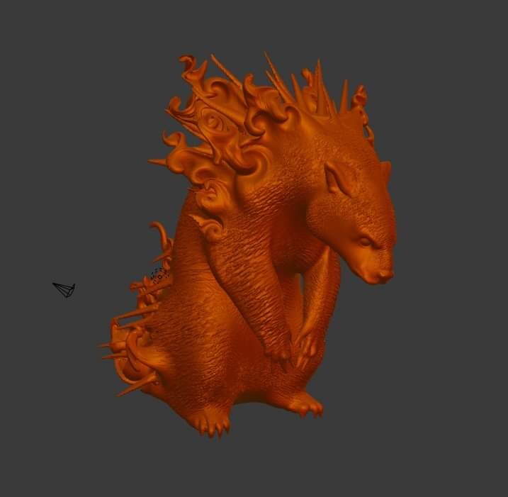 ArtStation - Realistic Cyndaquil Line Minis