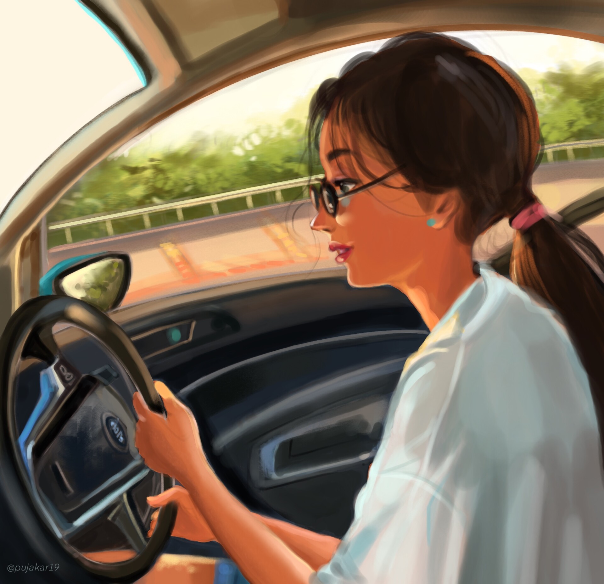 ArtStation - Car Ride