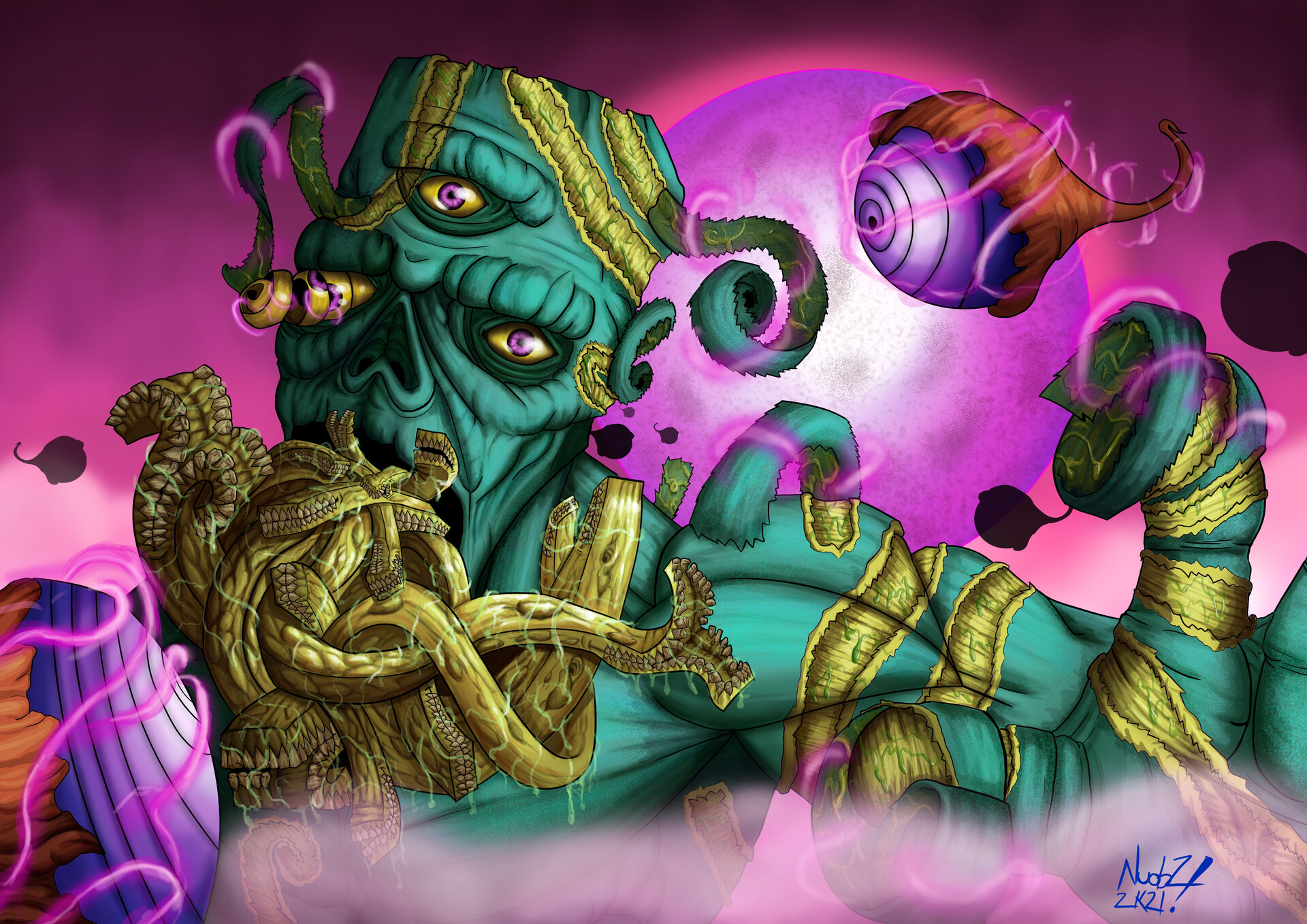 ArtStation - Monster Fight