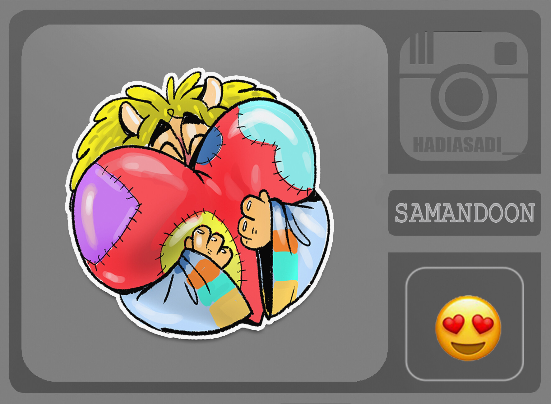 Hadi Asadi - Stickers -" Samandoon" Stickers for Telegram