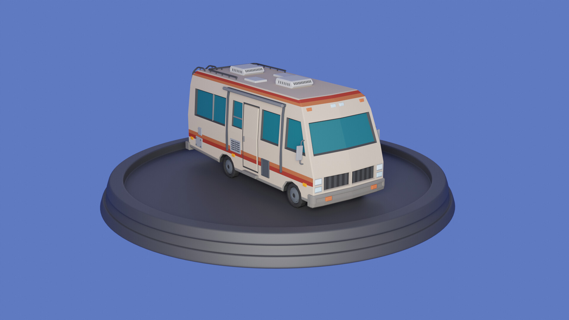 ArtStation - Stylized -Camper Van