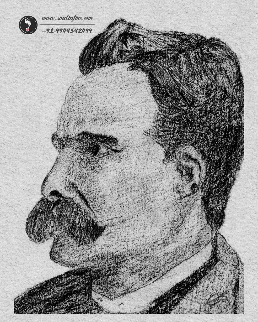 ArtStation - Portrait of Friedrich Nietzsche