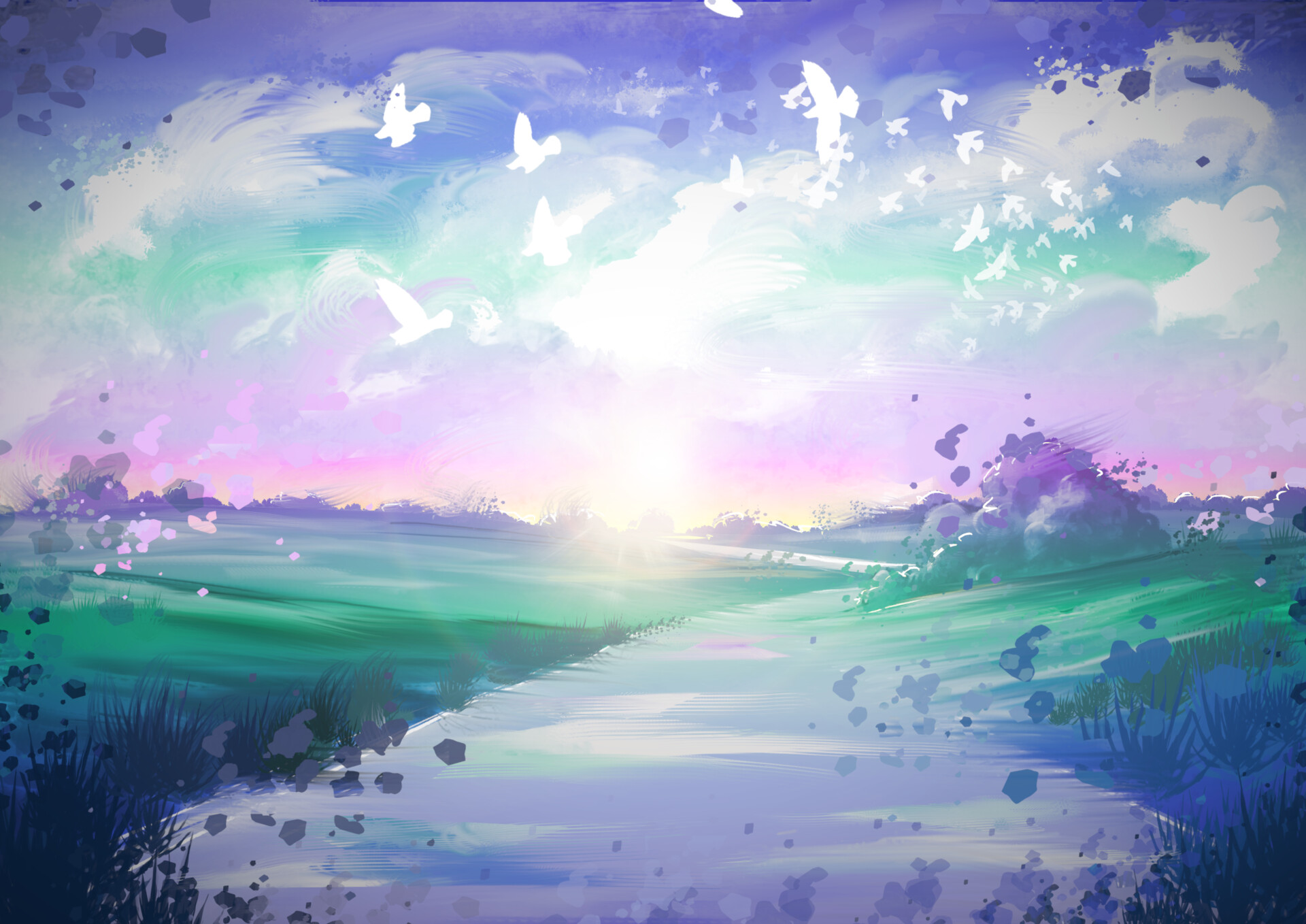 ArtStation - Pastel Road