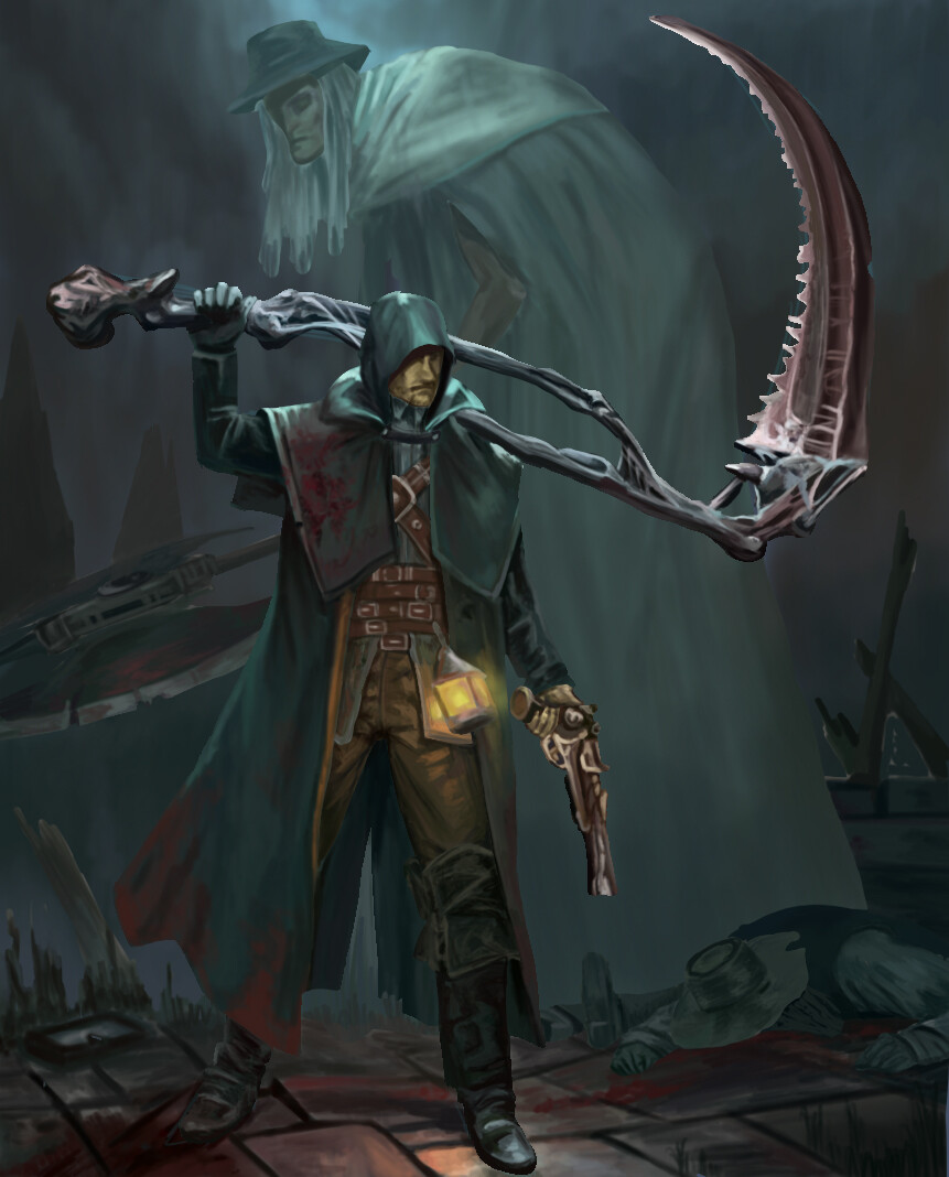 ArtStation - Assassin in the Mist – Digital Character Art