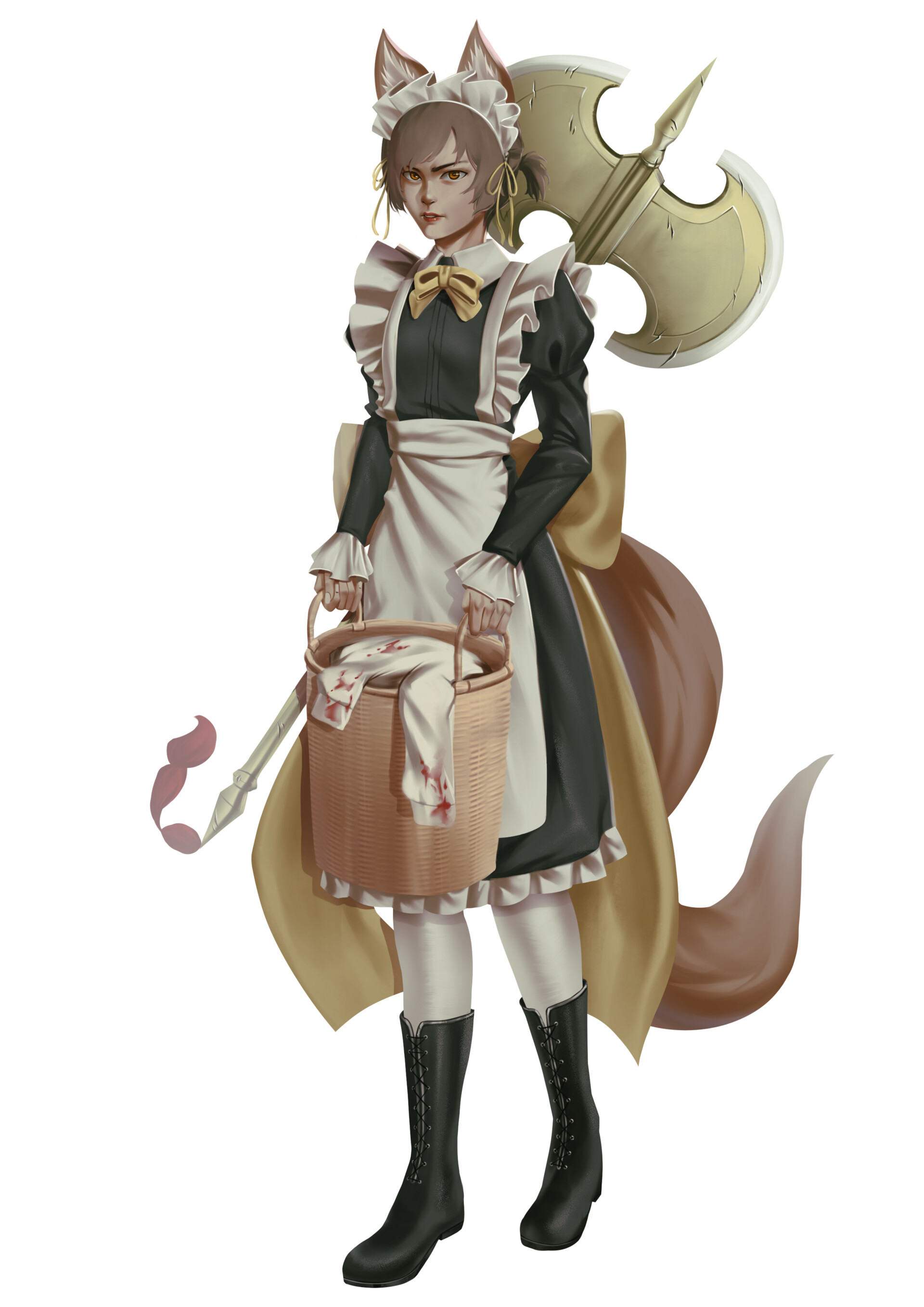 ArtStation - Battle maid