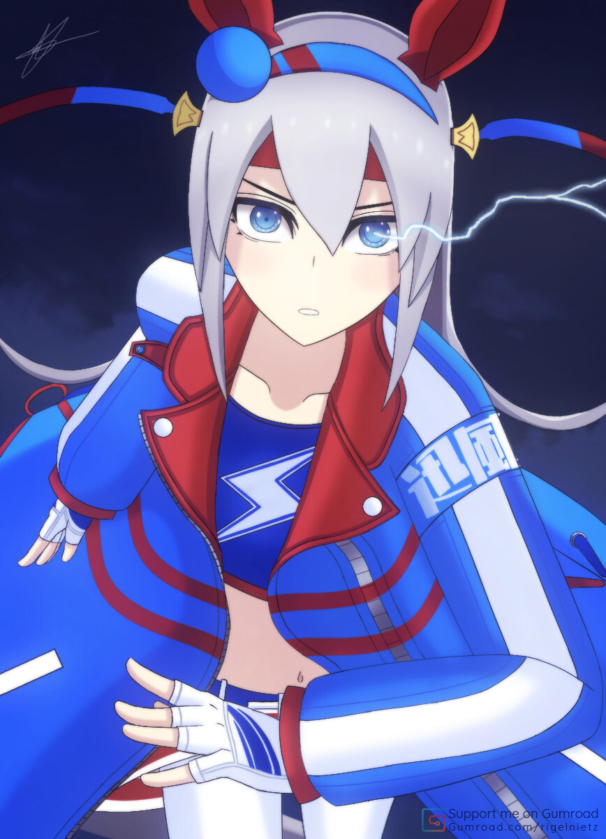 Artstation âš The White Lightning Tamamo Crossâš