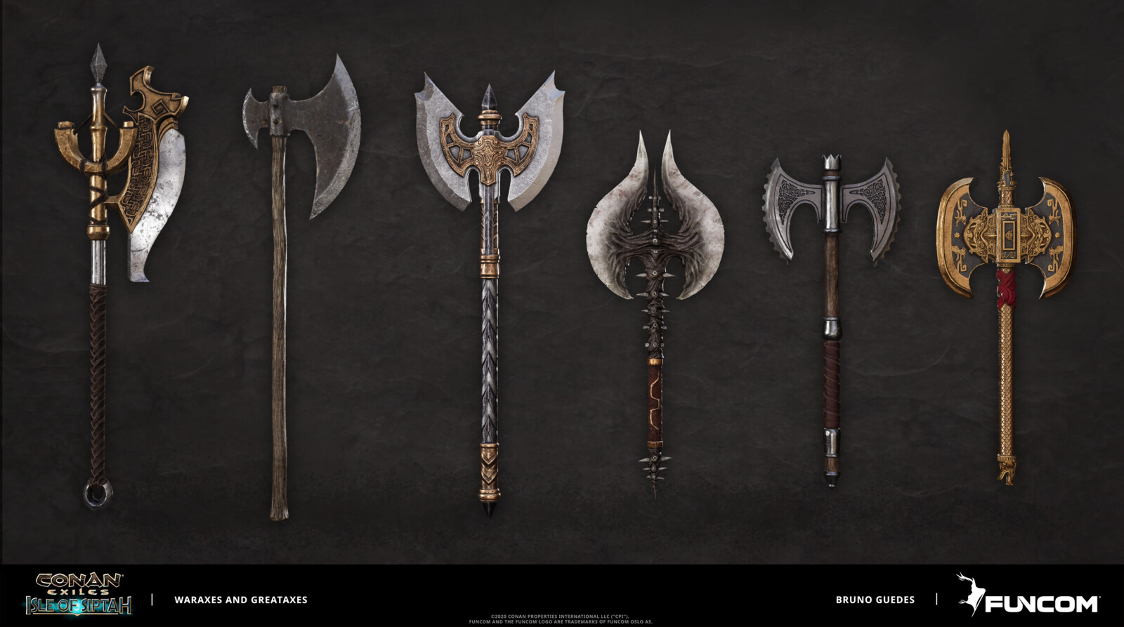 Bruno Guedes - Conan Exiles Weapons and Shields