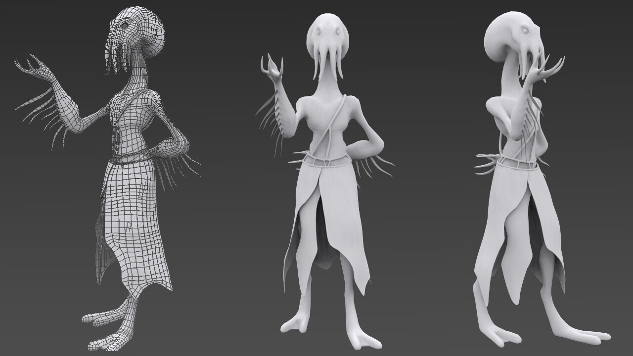 ArtStation - Alien character