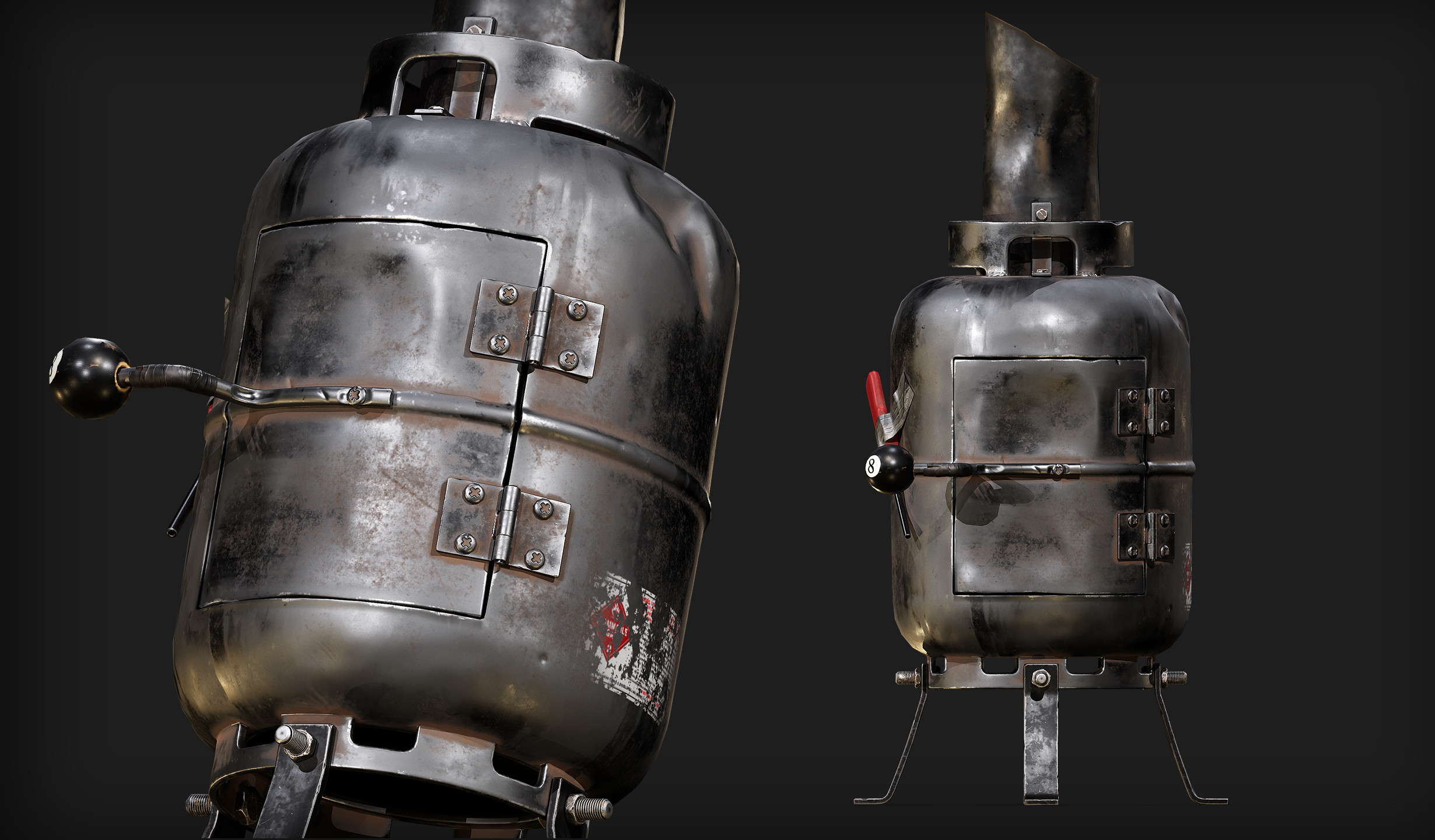 Games Artist - Propane Stove - Prop Breakdown - Joseph Forrester
