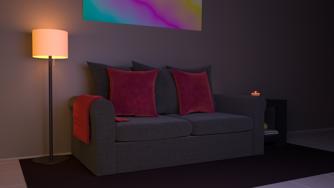ArtStation - Modern Lounge Room