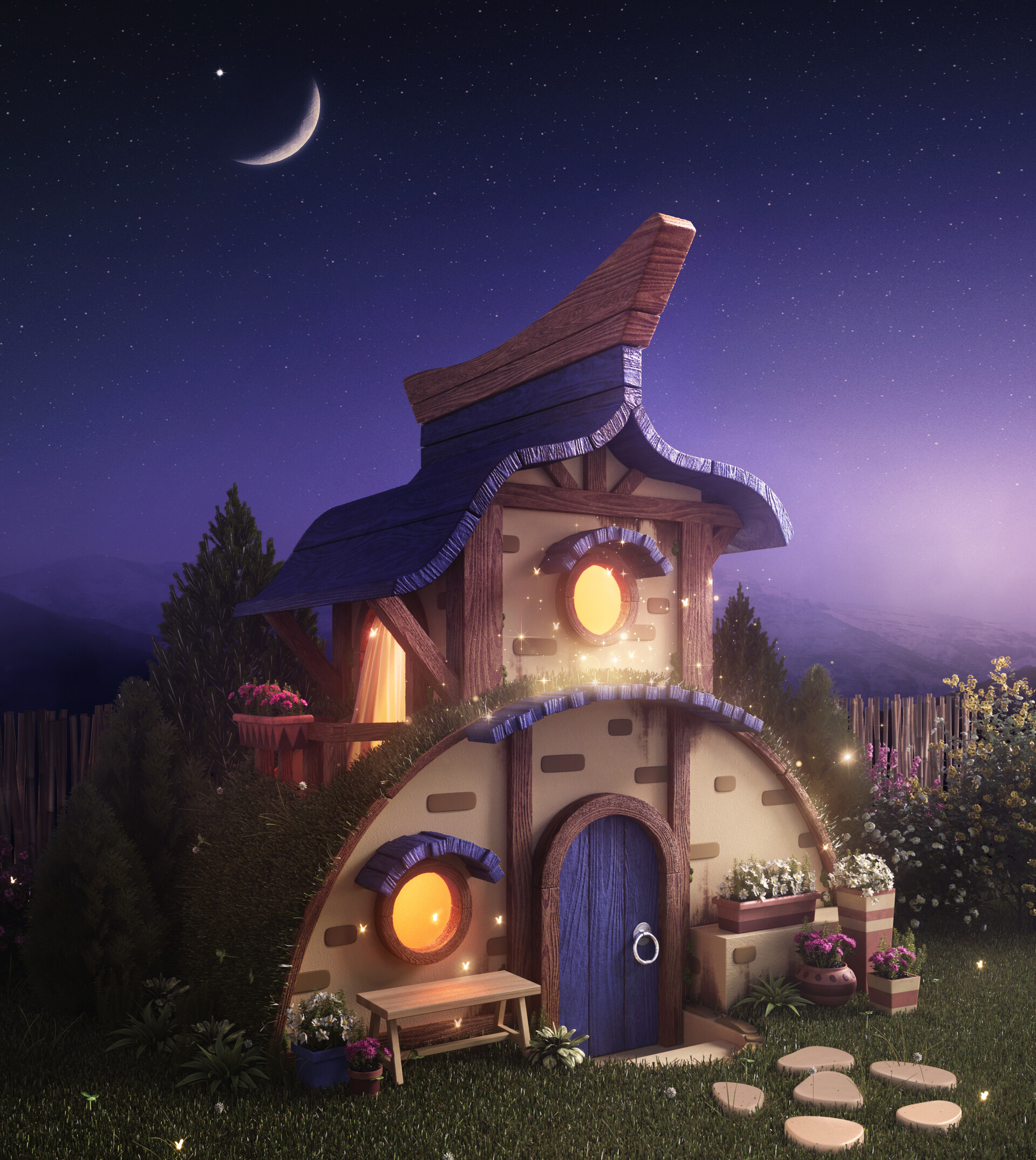 ArtStation - Cartoon_House