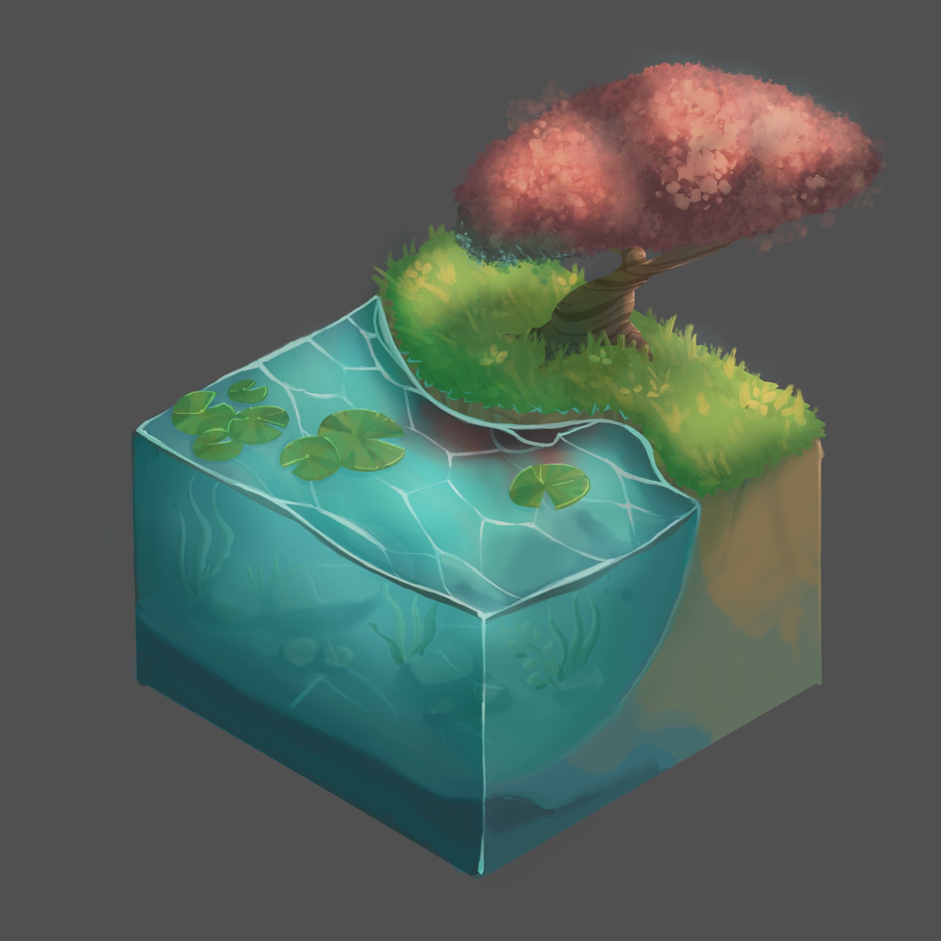 ArtStation - Red Tree