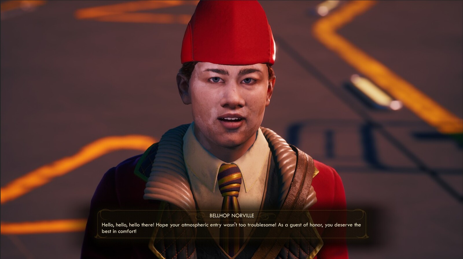 james chea - Murder on Eridanos - Hotel Outfit