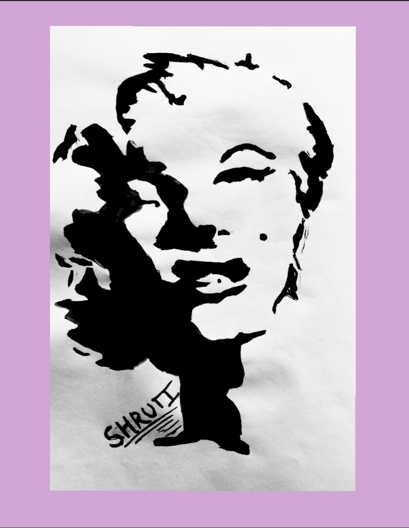 Marilyn Monroe Stencil