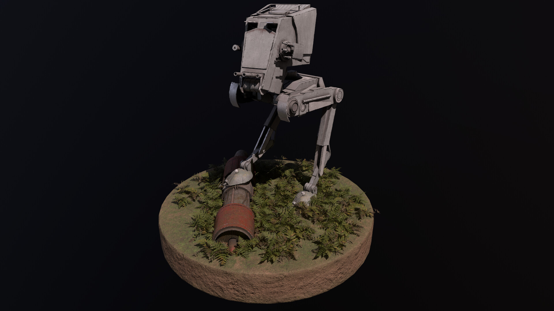ArtStation - AT-ST WALKER - STAR WARS