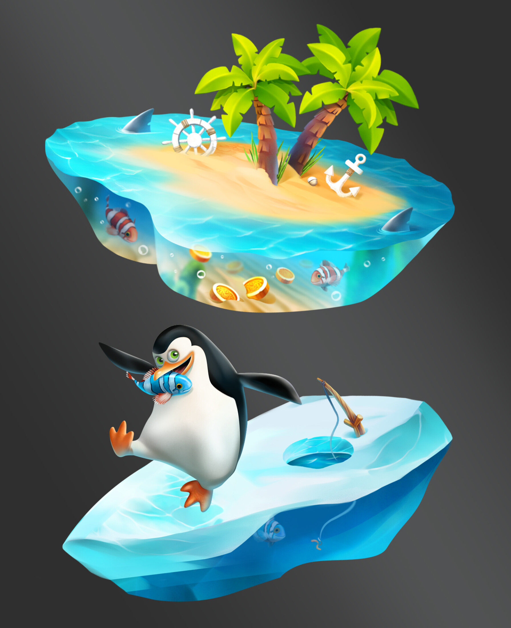 ArtStation - Game islands