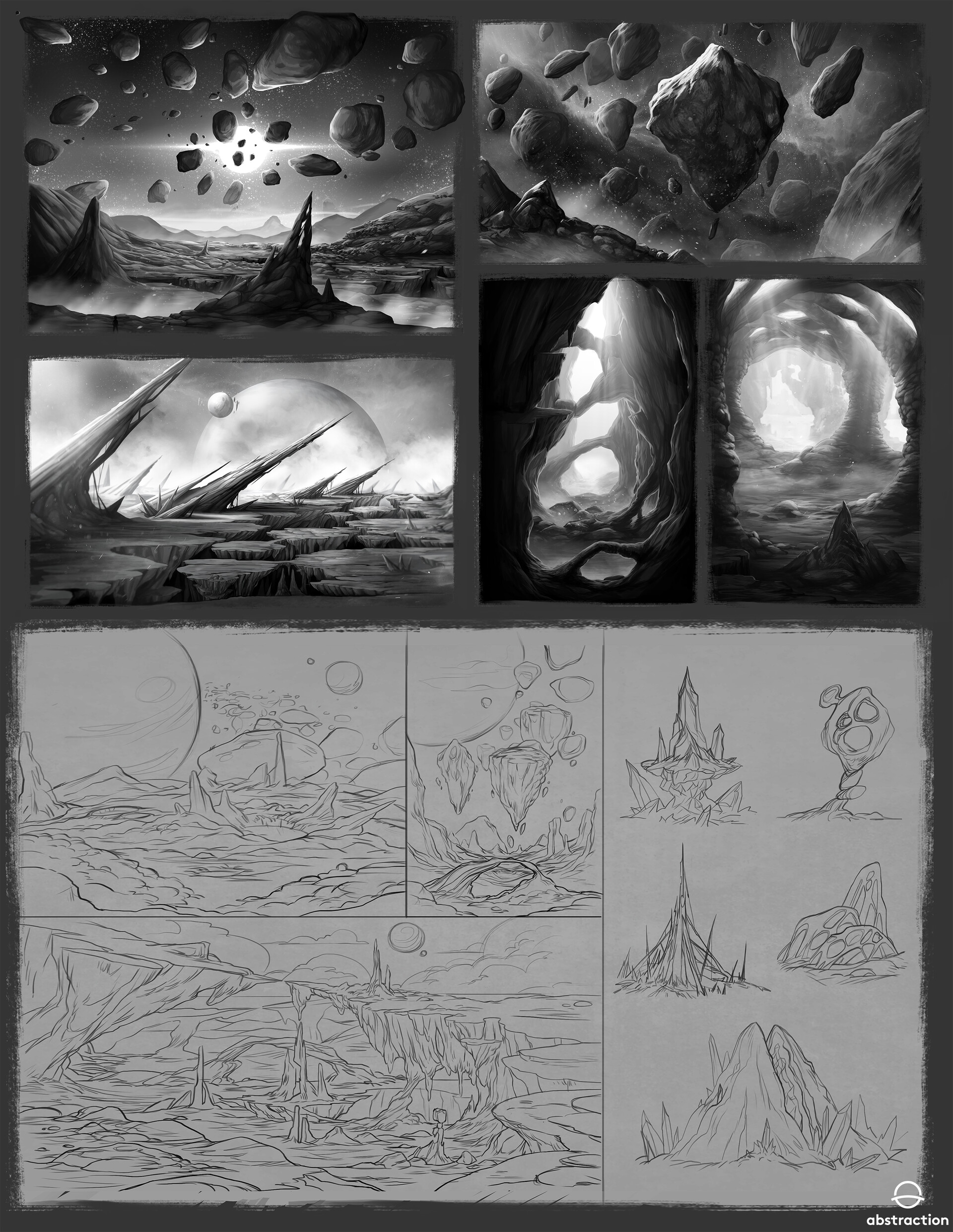 ArtStation - Asteroids Concept