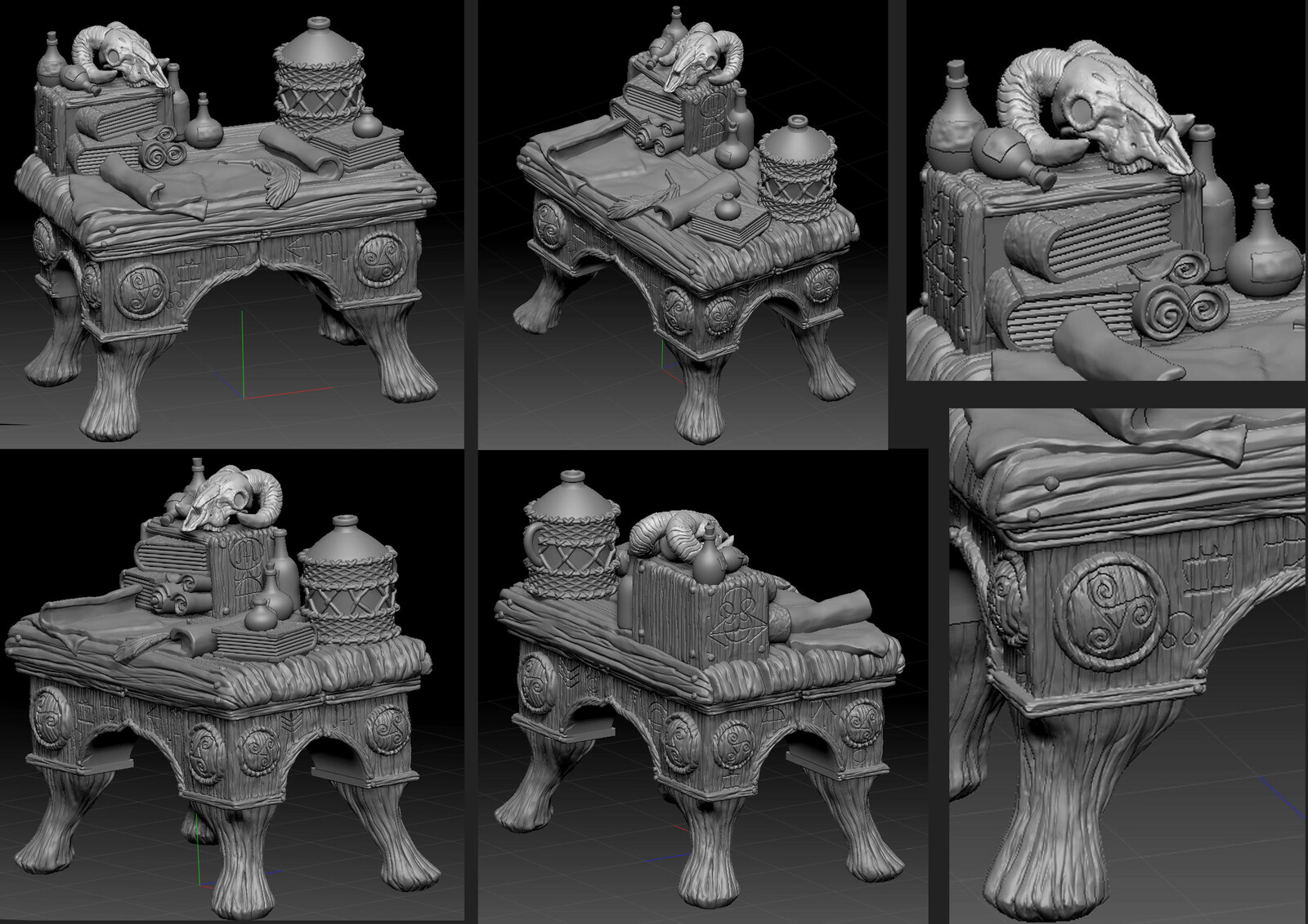 Evan, Jay, Sheedy - Zealot Miniatures © Desk.