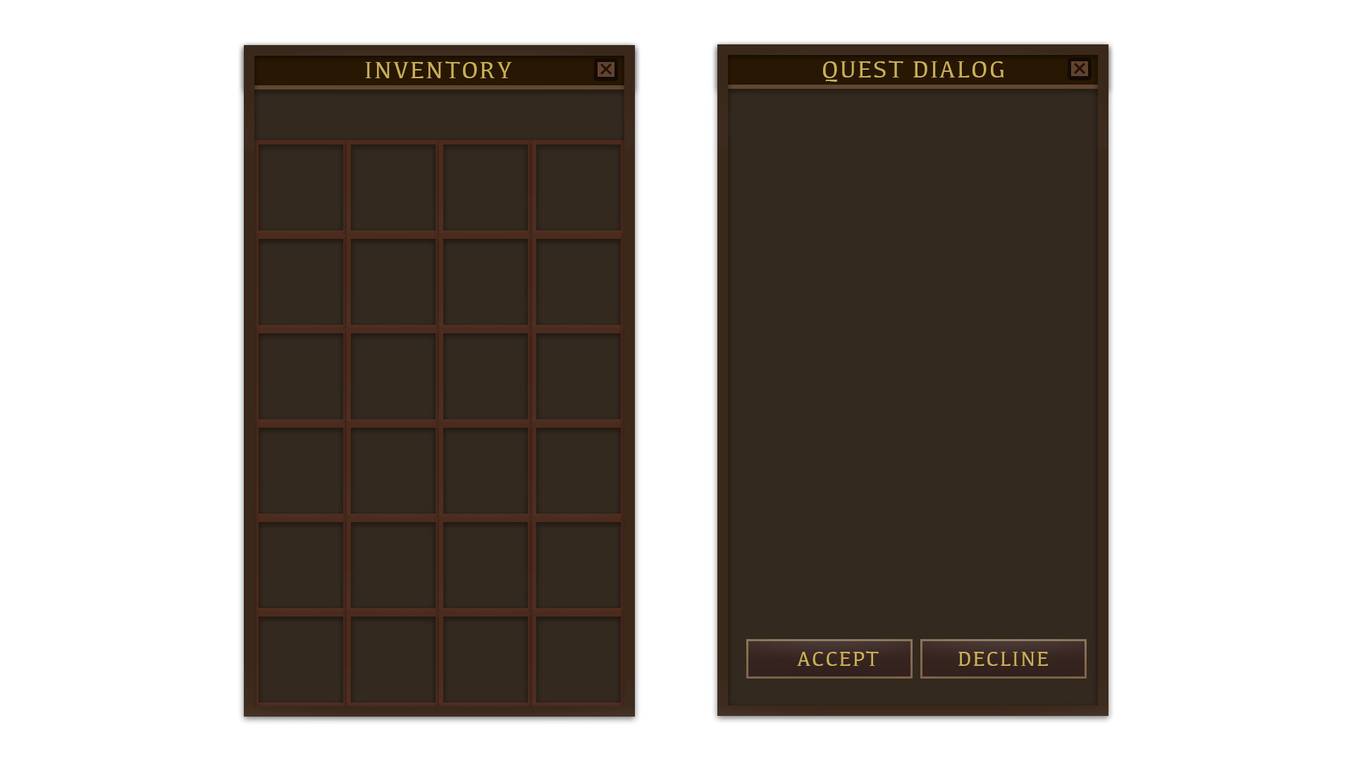 ArtStation - UI Design for Medieval Game