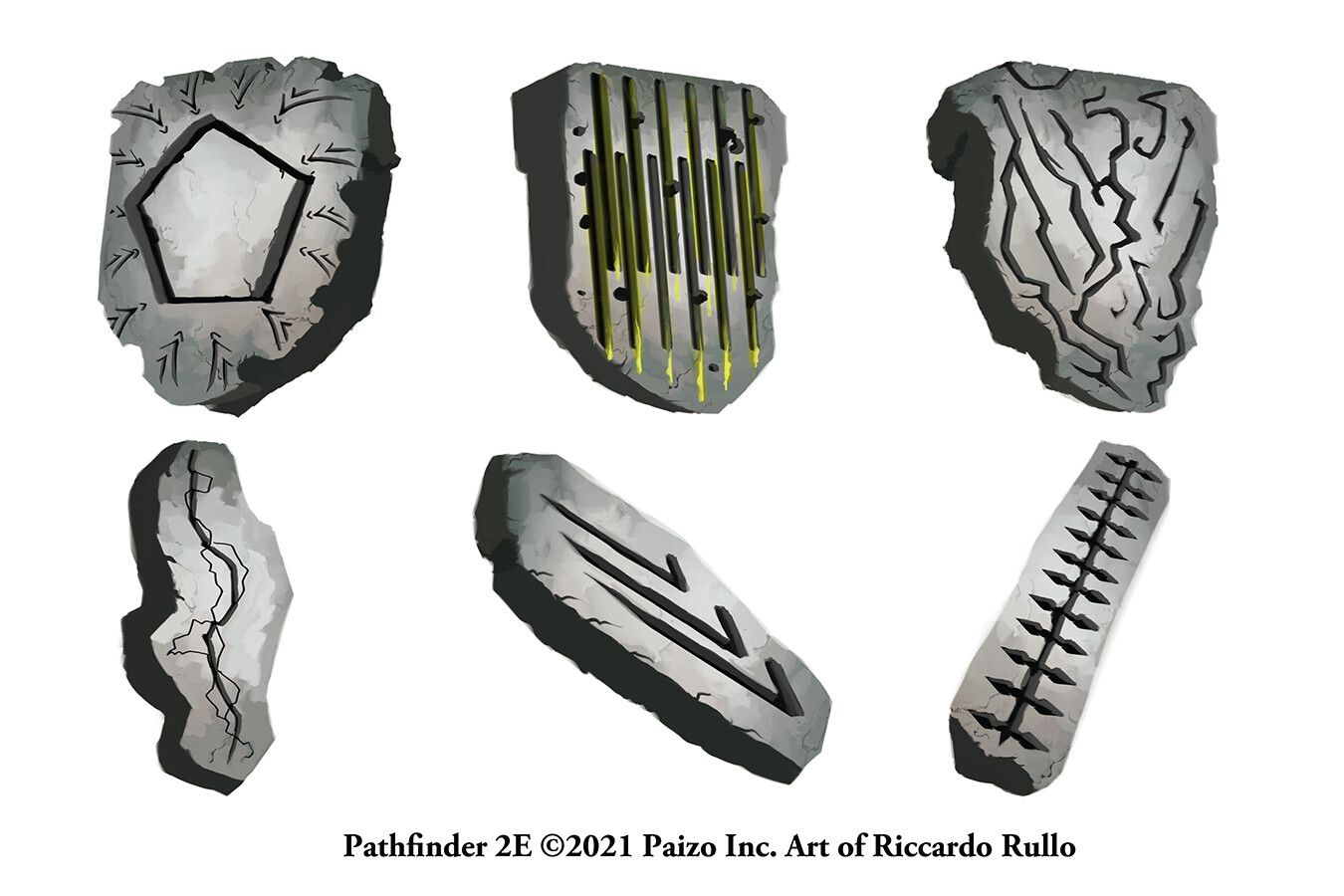 ArtStation - Component artwork set 4 for Pathfinder Magic Armaments Deck