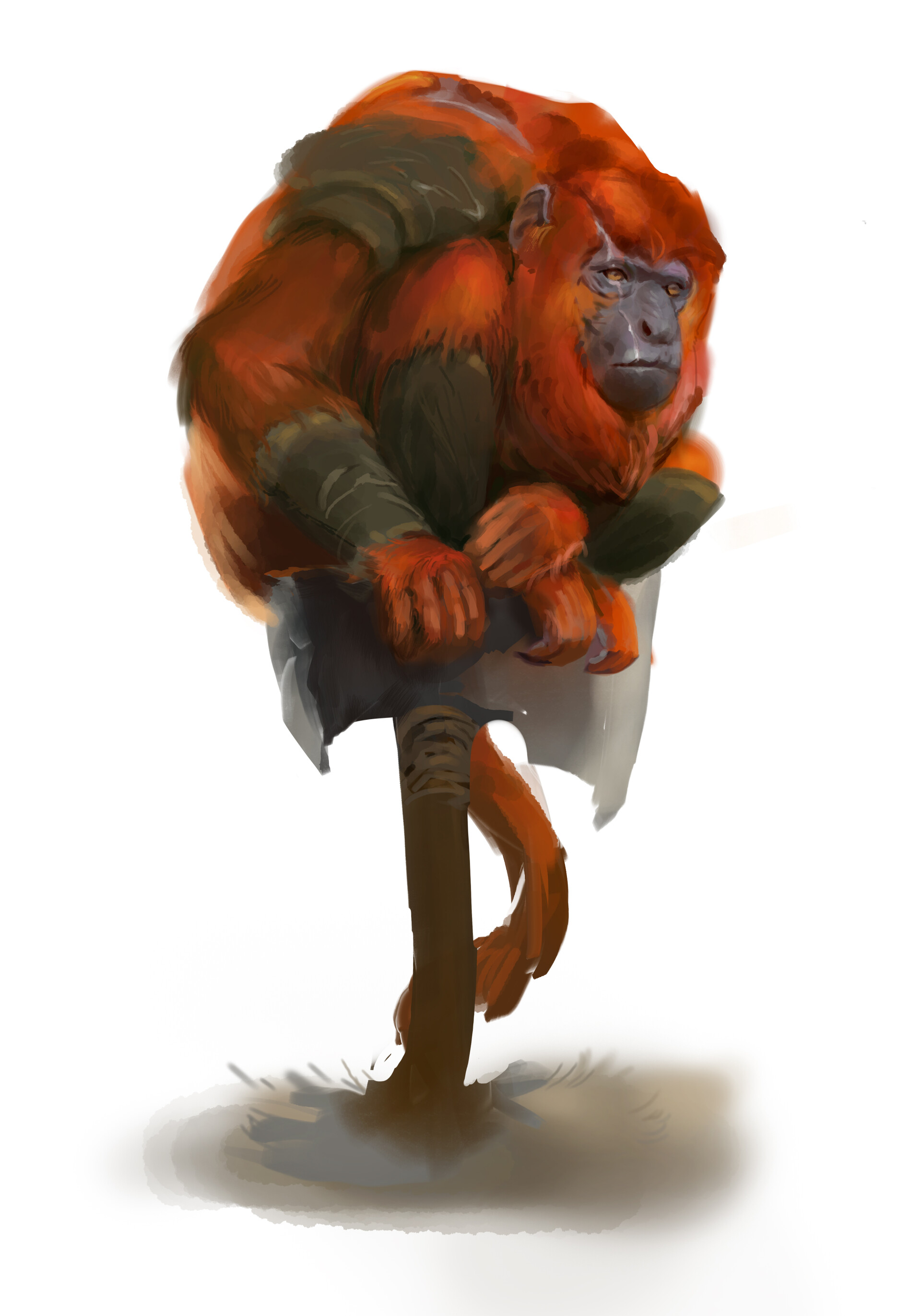 ArtStation - Monkey warrior