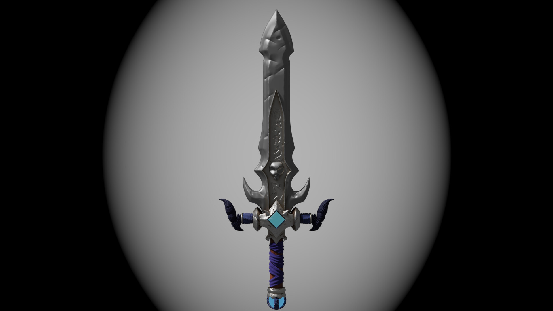 ArtStation - game sword of head of demon inspiration