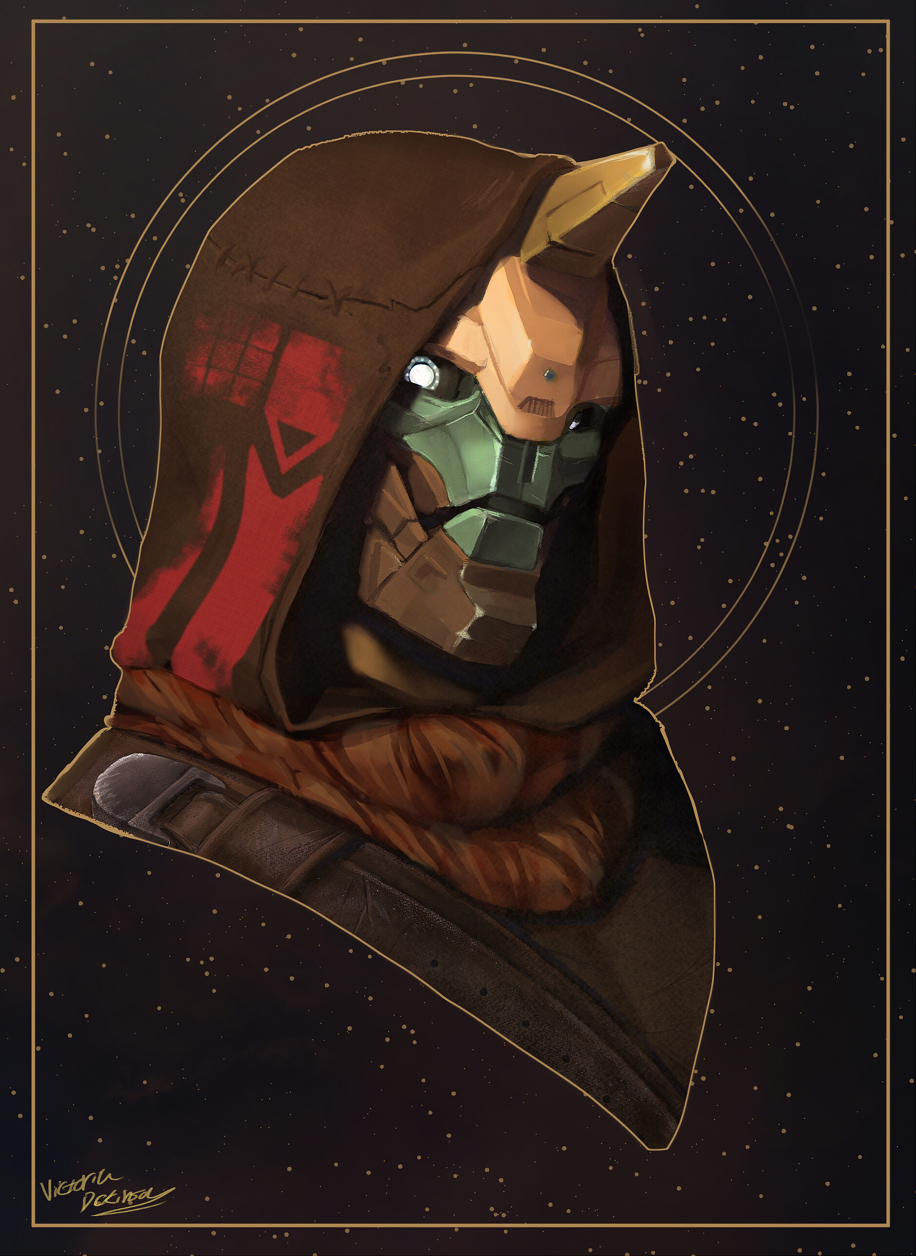 ArtStation - Cayde-6 portrait