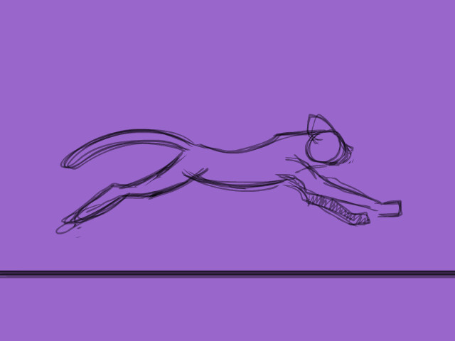 ArtStation - Quad Run Cycle - Cat