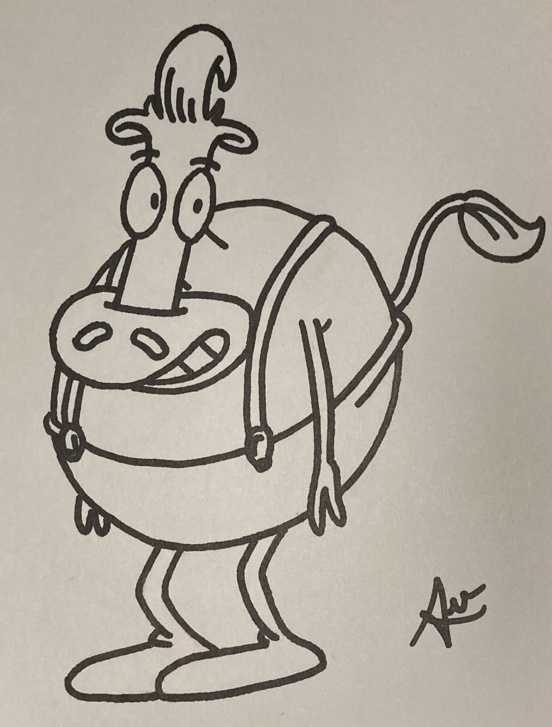 Austin Hale Heffer Rockos Modern Life Fan Art